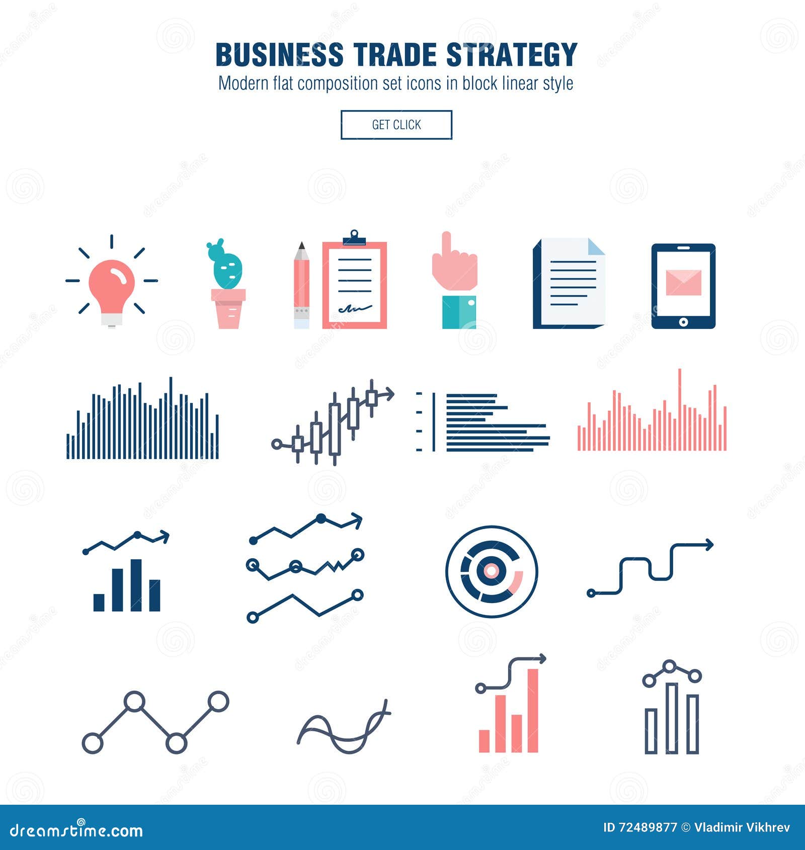Modern Country Development Flat Indystry Map Stock Illustration ...