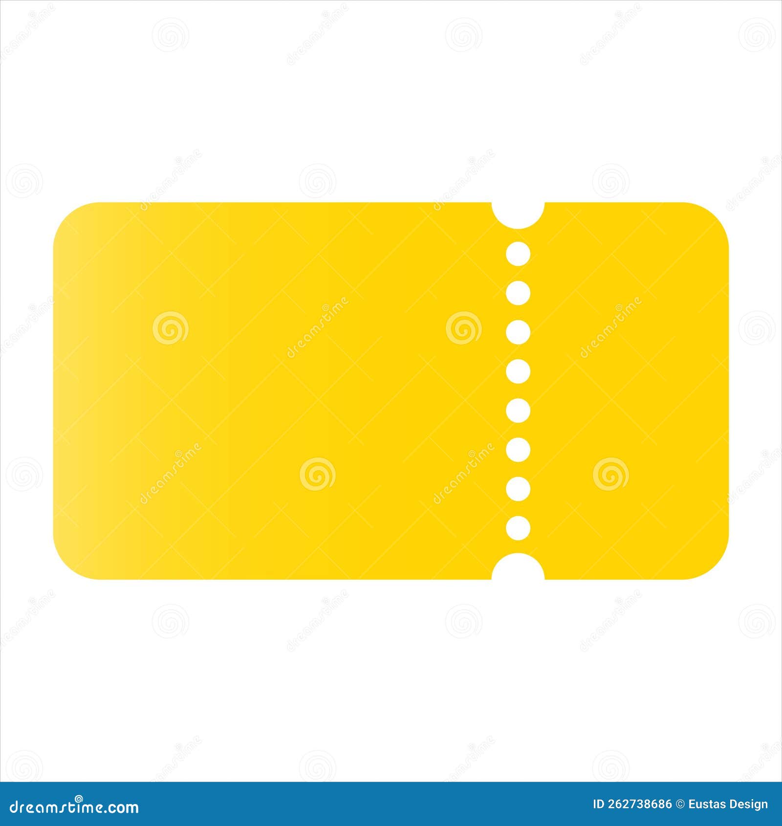 Modern Coupon Shape Icon Vector Stock Vector - Illustration of icon ...