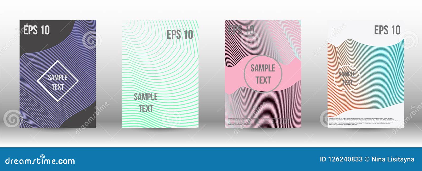 A Modern Cover Design Template. Stock Vector - Illustration of layout ...