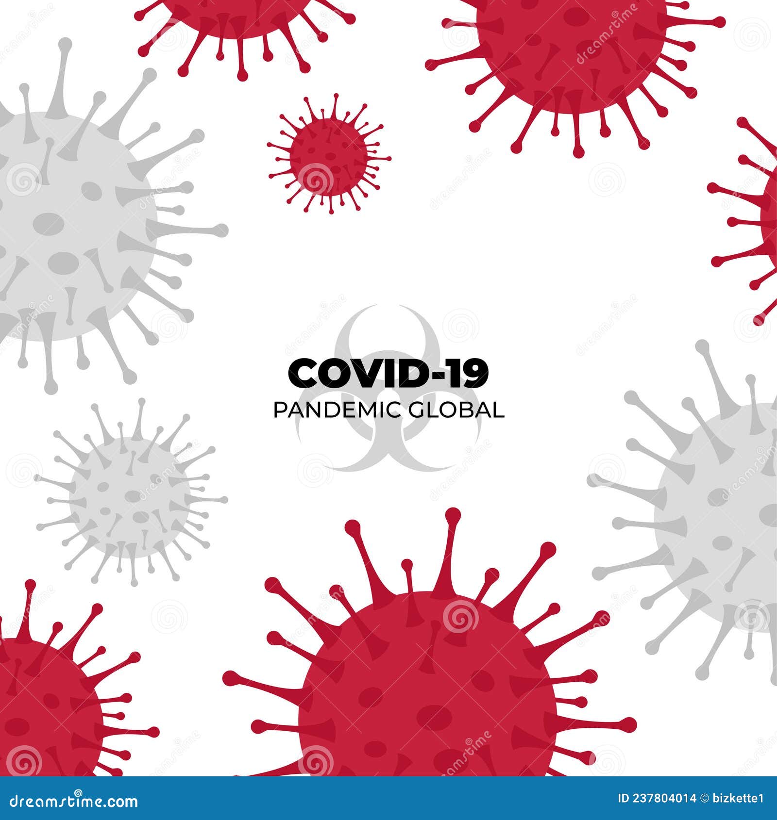 Modern Covid 19 Background Vector Illustration Stock Vector ...