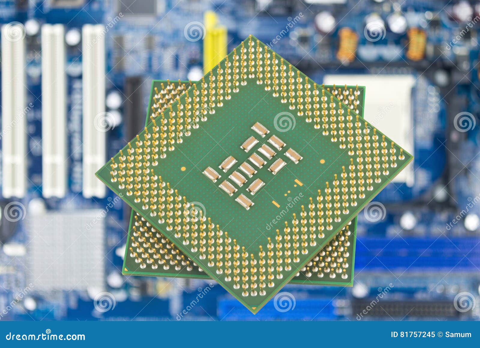 The Modern CPU stock image. Image of electronic, silicon - 81757245