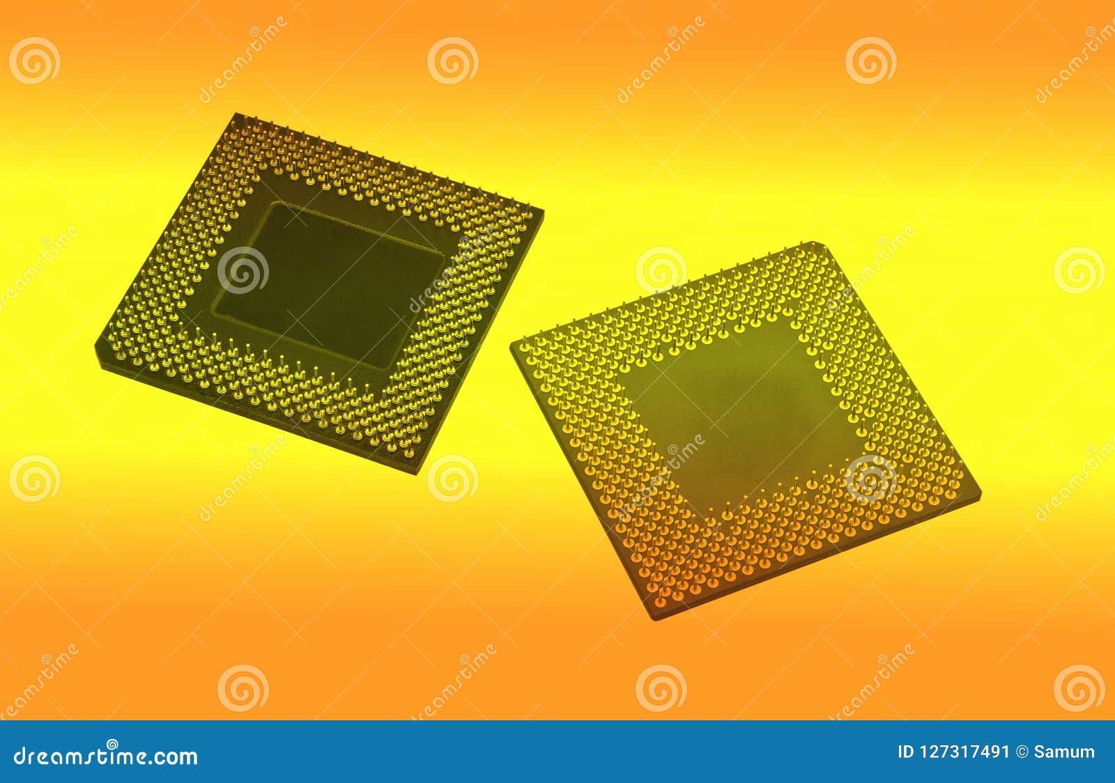 Modern Modern CPU stock image. Image of microcircuit - 127317491