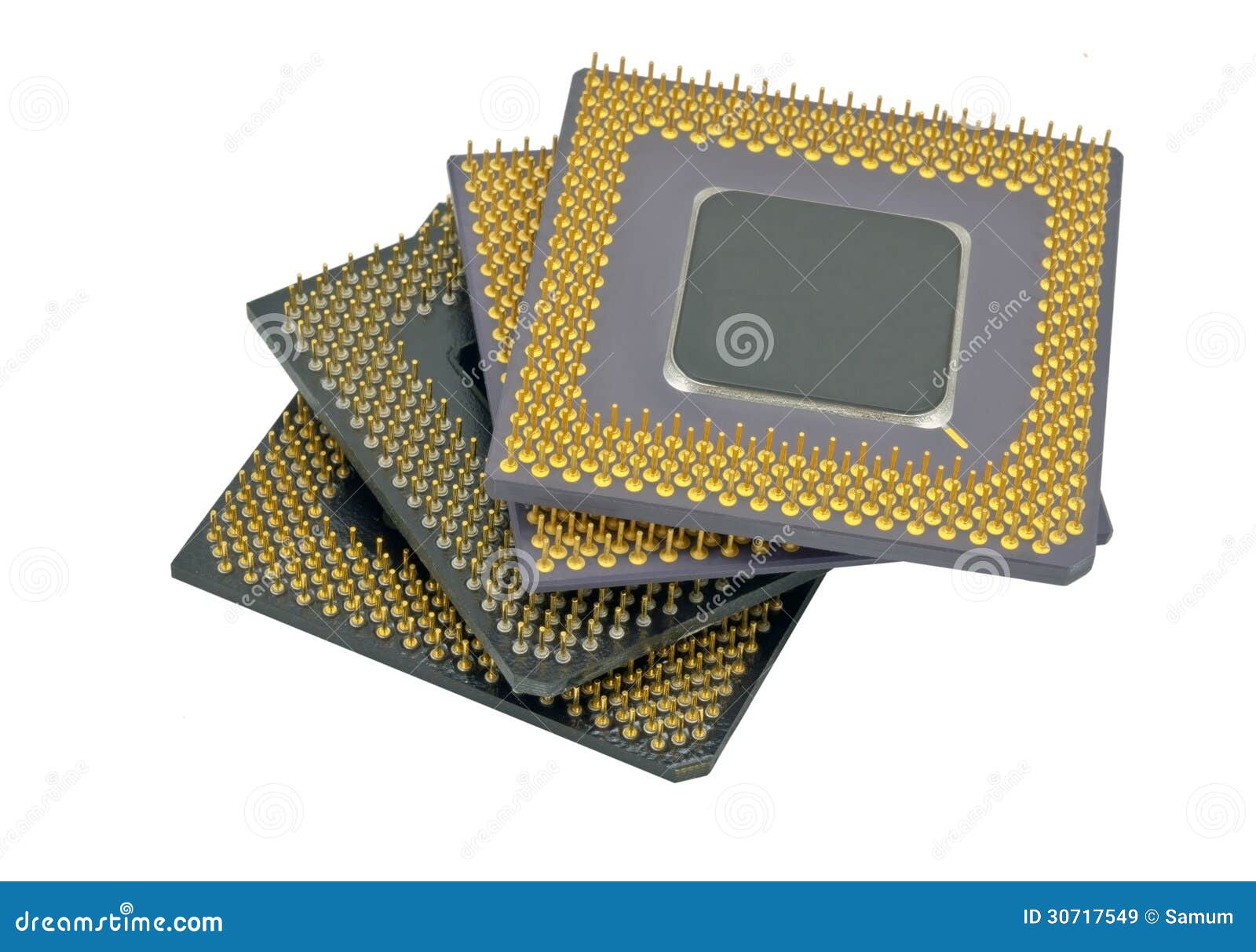 Modern CPU stock image. Image of chip, microcircuit, hardware - 30717549