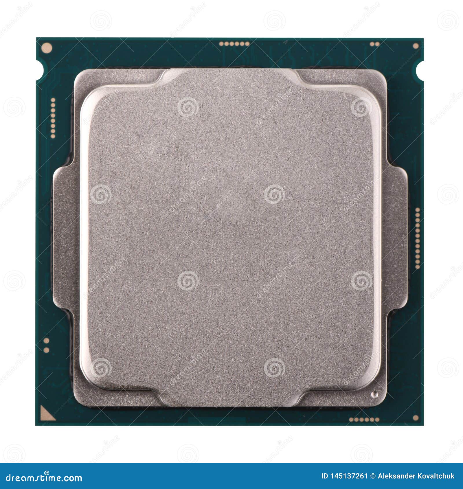 Modern CPU processor chip stock image. Image of macro - 145137261