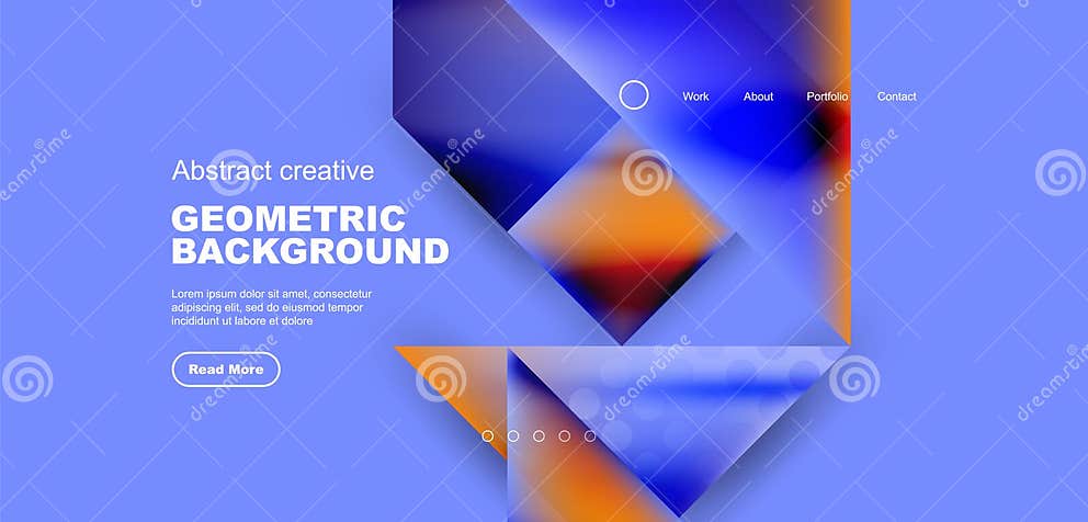 Modern Creative Abstract Background Templates Stock Vector ...