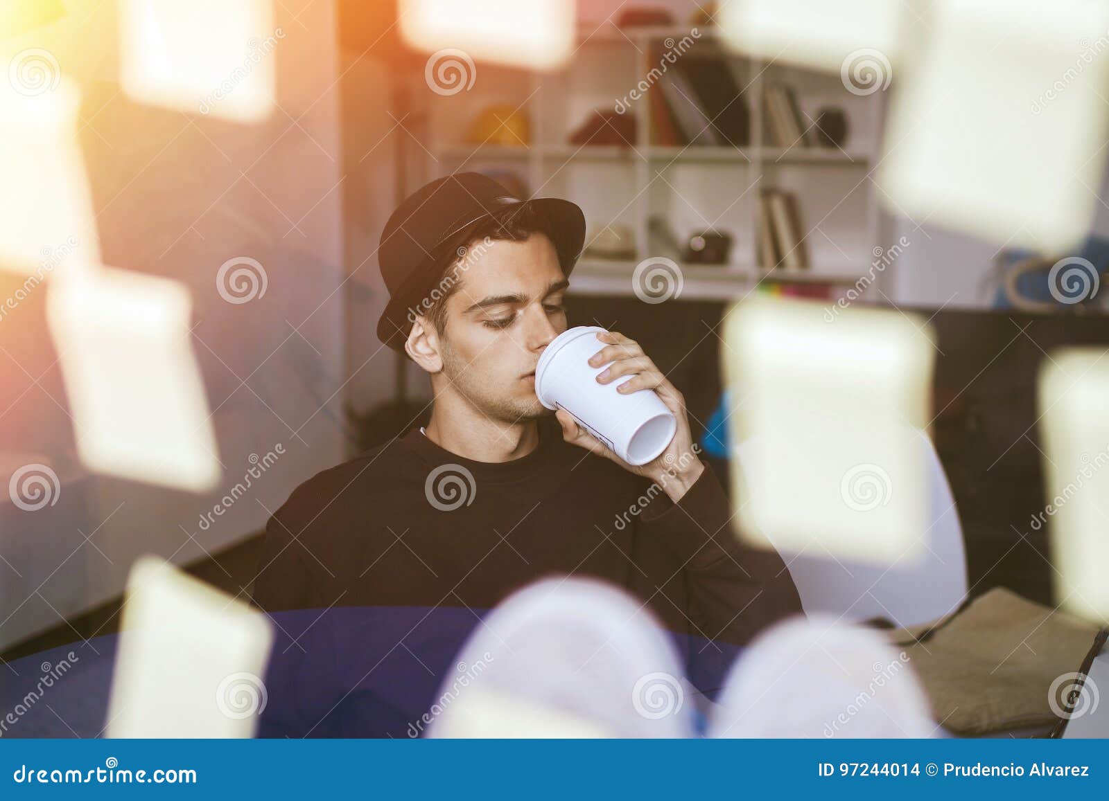 Creative Business Man Organizing the Work Stock Photo - Image of ...