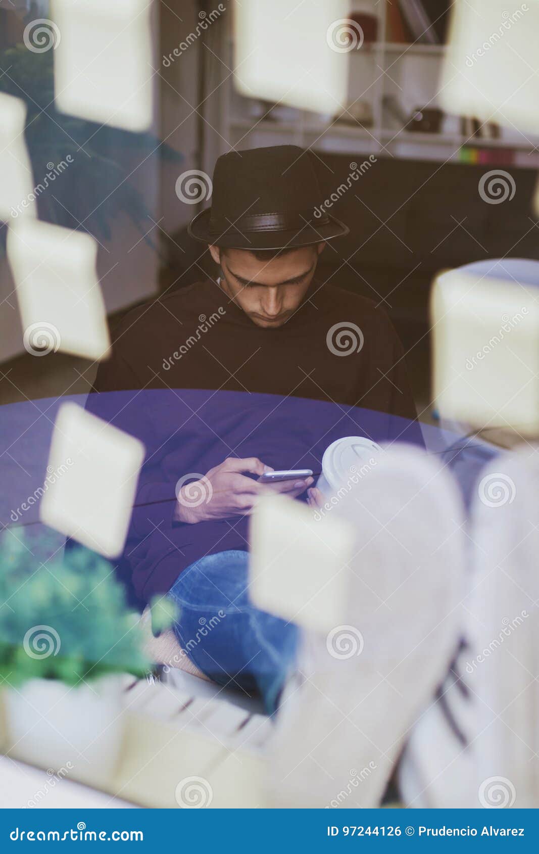 Creative Business Man Organizing the Work Stock Photo - Image of paper ...