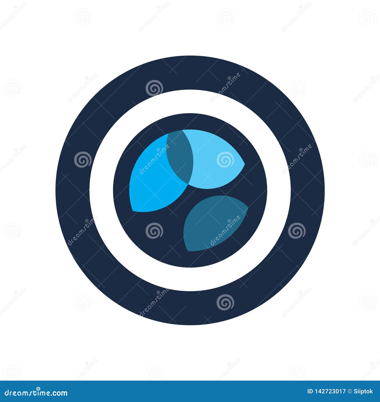 Creative Circle Color Spin Logo Design Stock Illustration ...