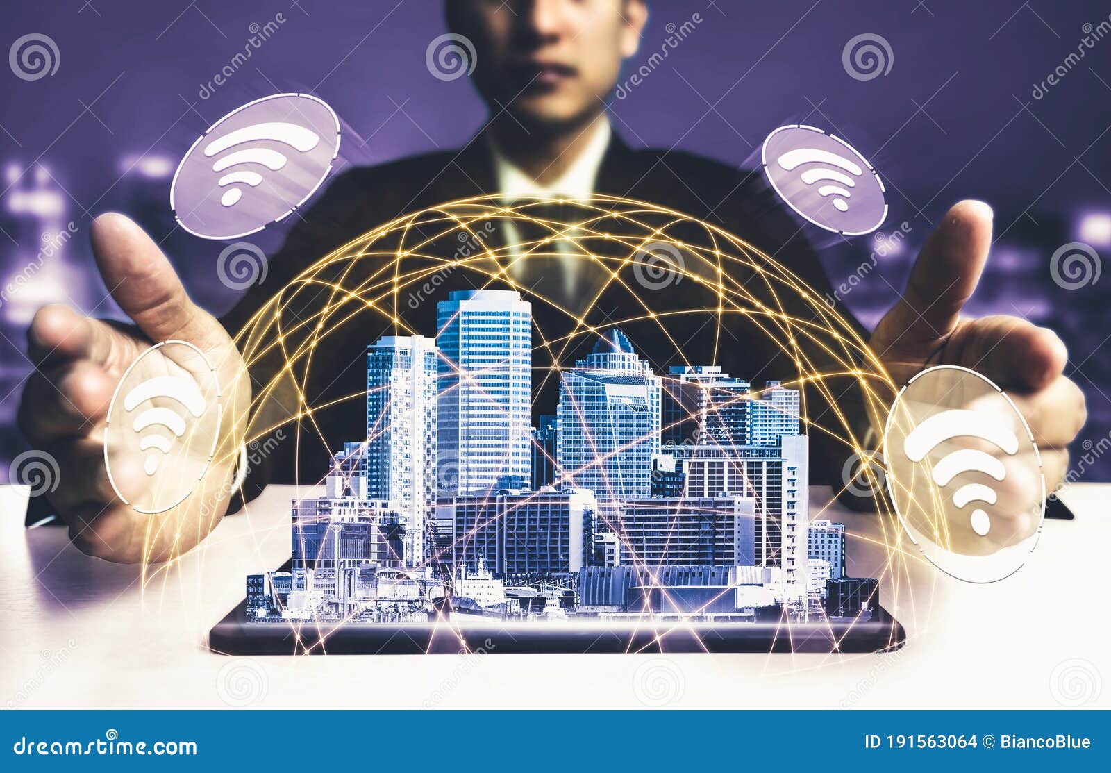 The Modern Creative Communication and Internet Network Connect in Smart ...