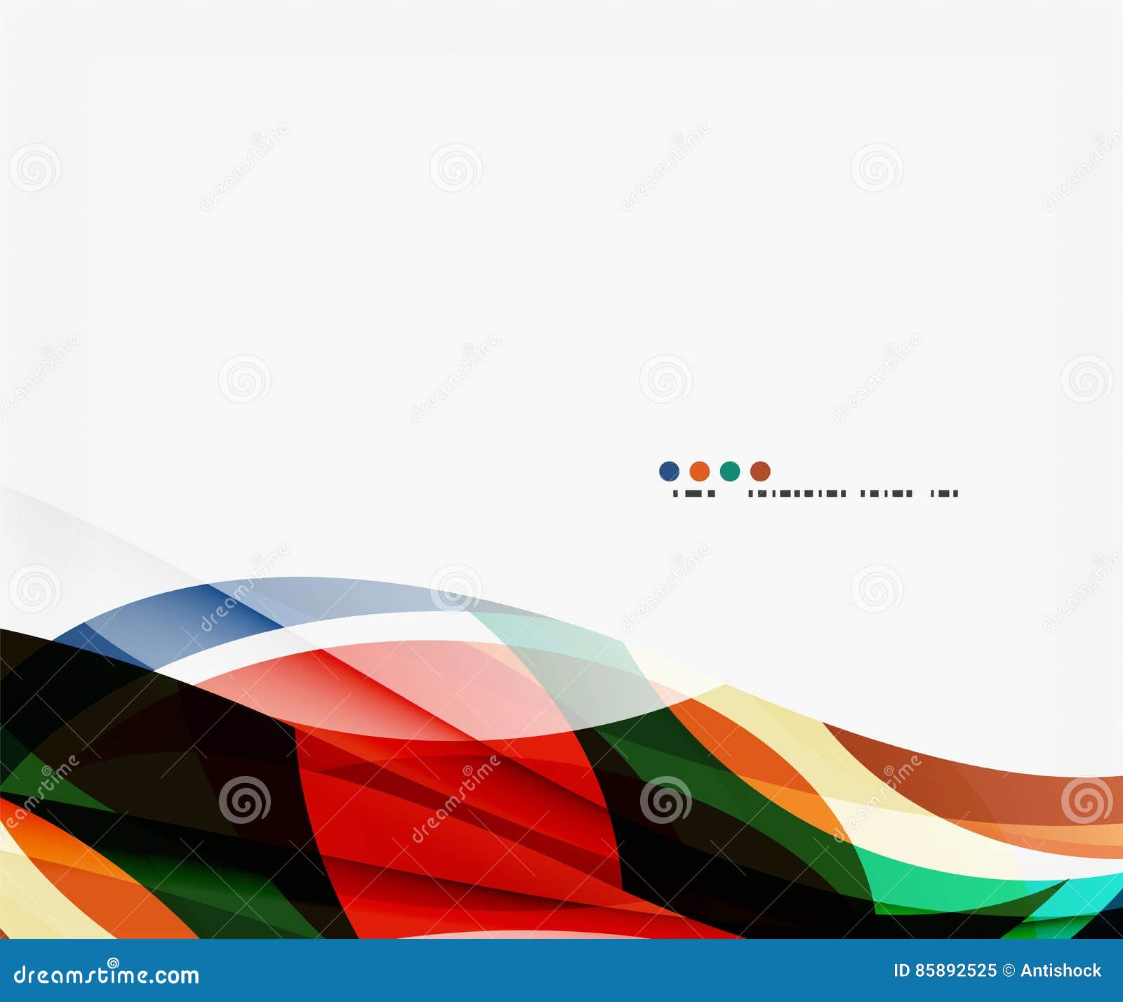 Modern Creative Curve Background with Copy Space Stock Vector ...