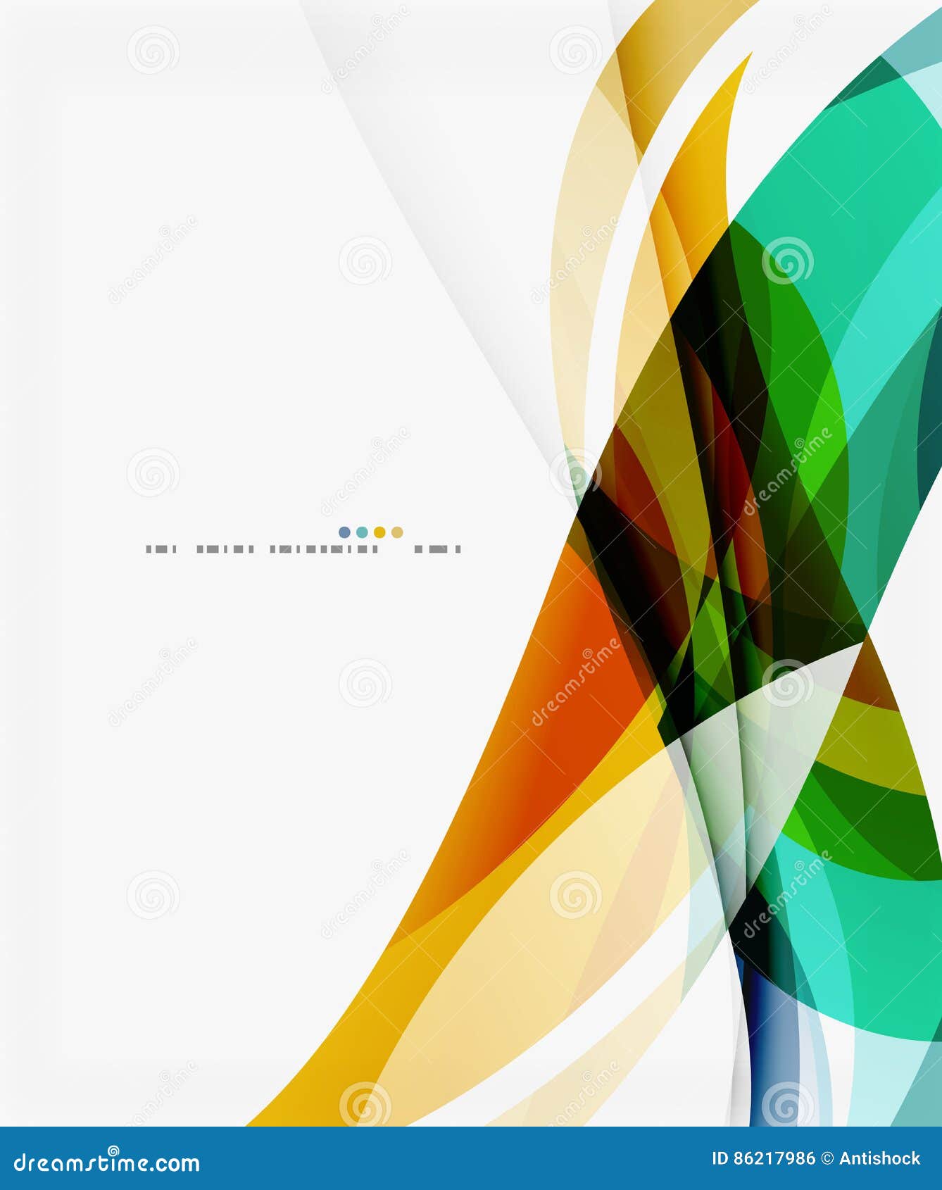 Modern Creative Curve Background with Copy Space Stock Illustration ...