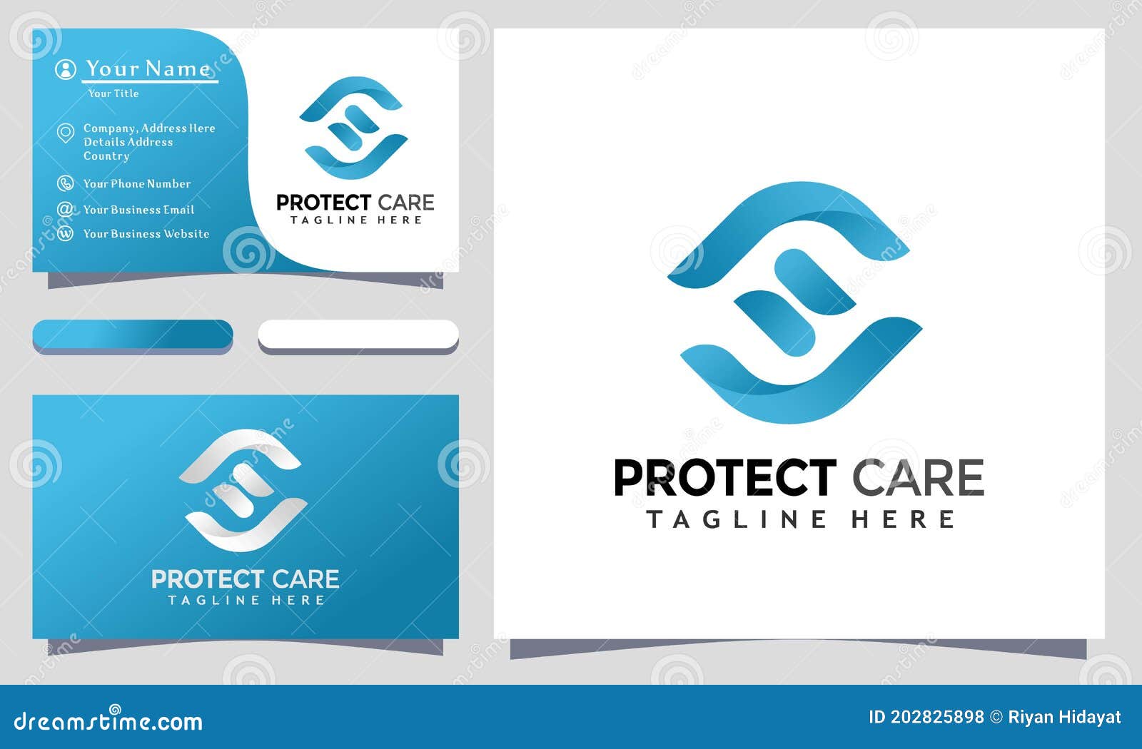 Modern Creative Hand Protect Logo Design and Template. Hand Icon ...