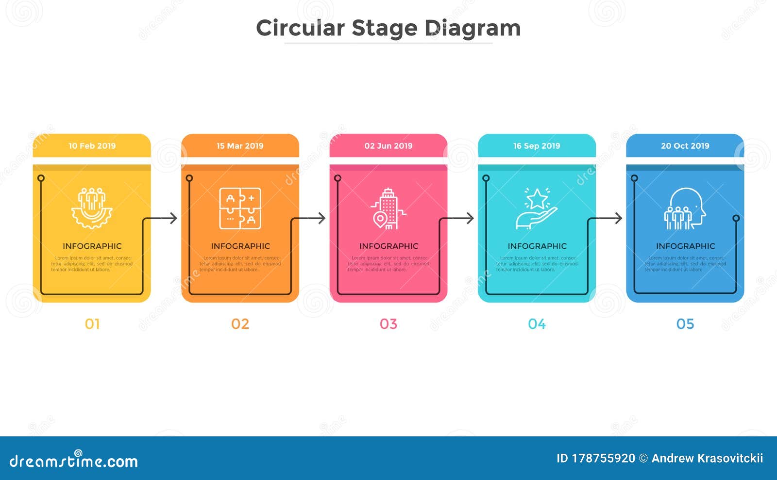 Modern Creative Infographic Template Stock Vector - Illustration of ...