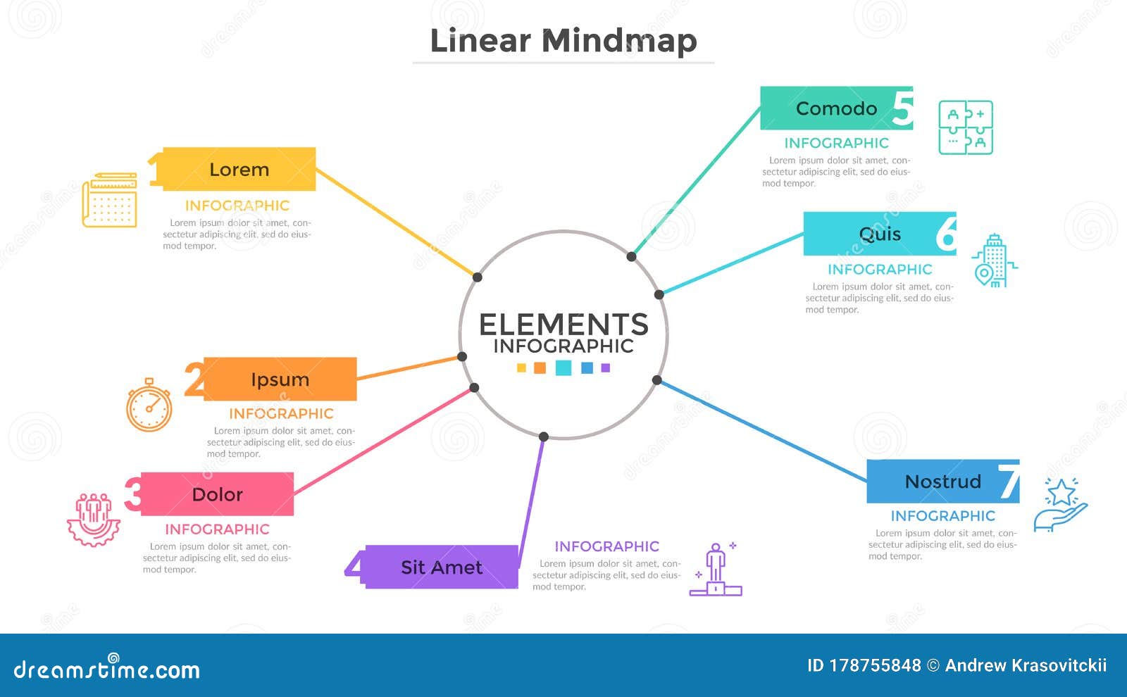 Modern Creative Infographic Template Stock Vector - Illustration of ...