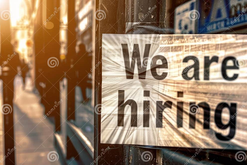 Modern and Creative Job Application Poster for 2024 Featuring we are ...