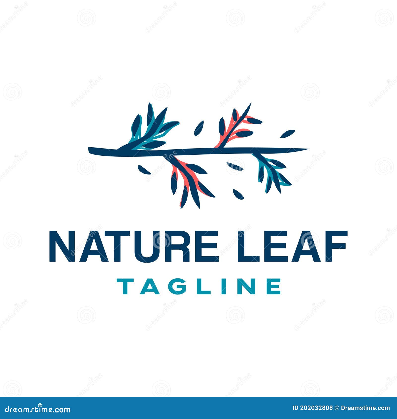 Modern and Creative Leaf Logo Design Stock Vector - Illustration of ...