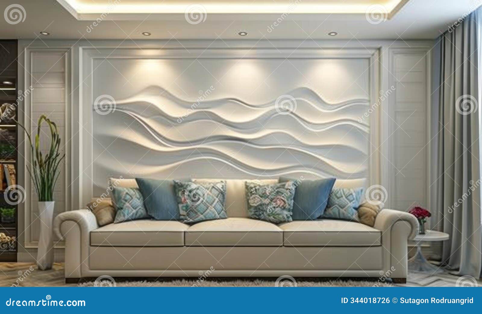 Modern Creative Living Room Interior Design Backdrop Ideas Concept ...