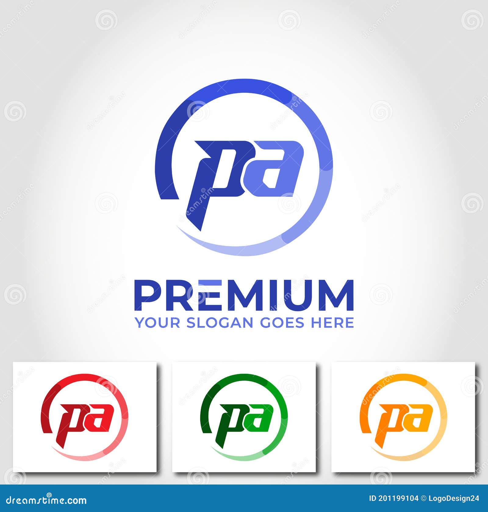 PA Alphabet Logo Design Concept Stock Vector - Illustration of identity ...