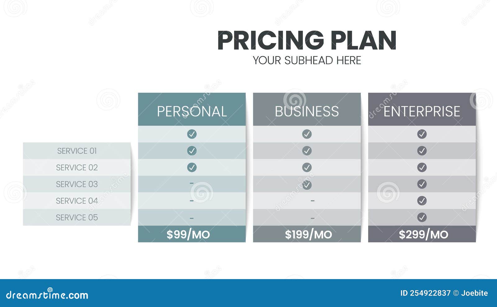 Minimal Pricing Comparison List With Check Mark Ui Design In Smartphone ... Minimal Pricing Comparison List With Check Mark Ui Design In Smartphone ...