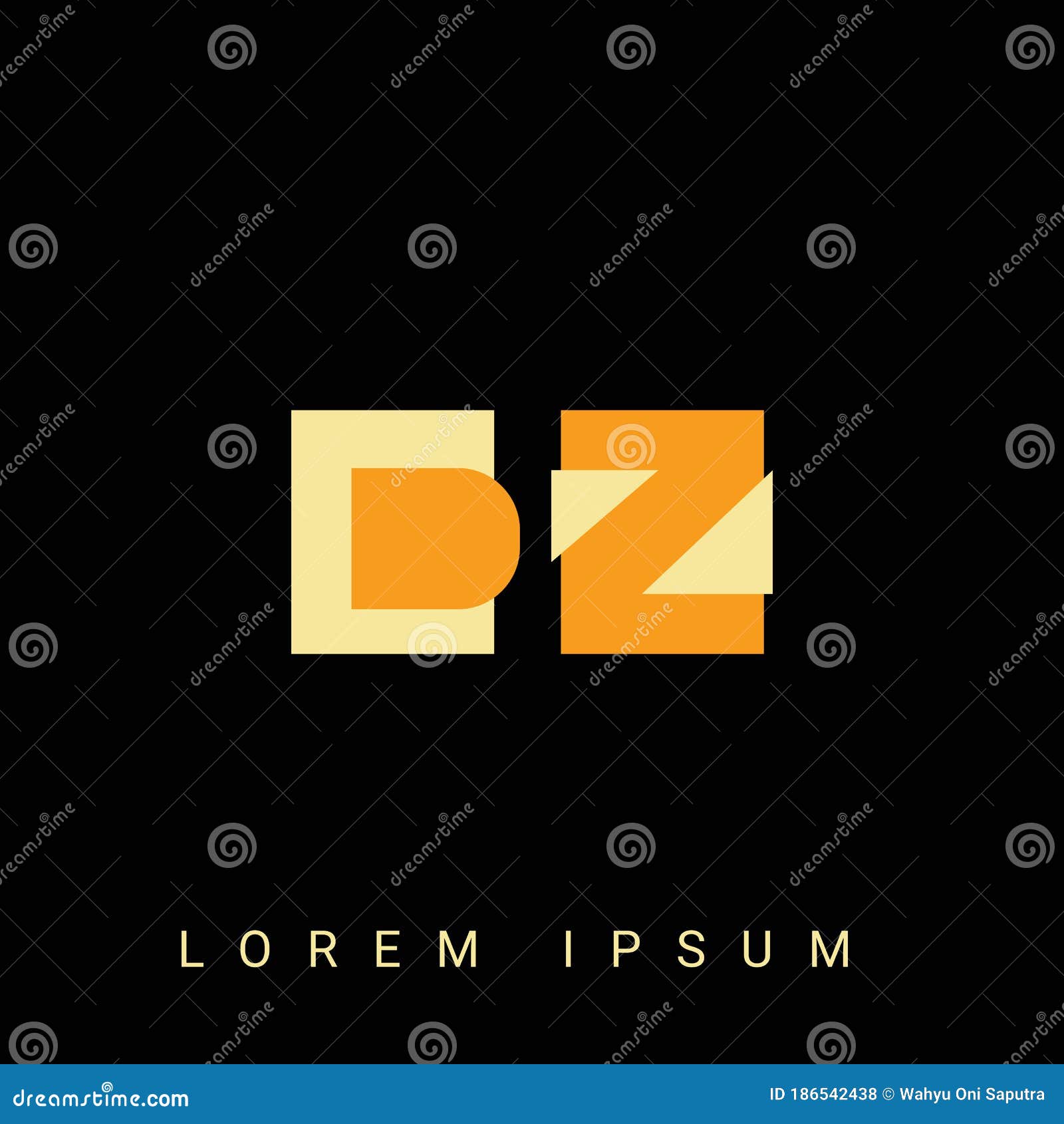 Modern Creative Shaped DZ, ZD, D, Z Logo. Initial Logo Designs Templete ...