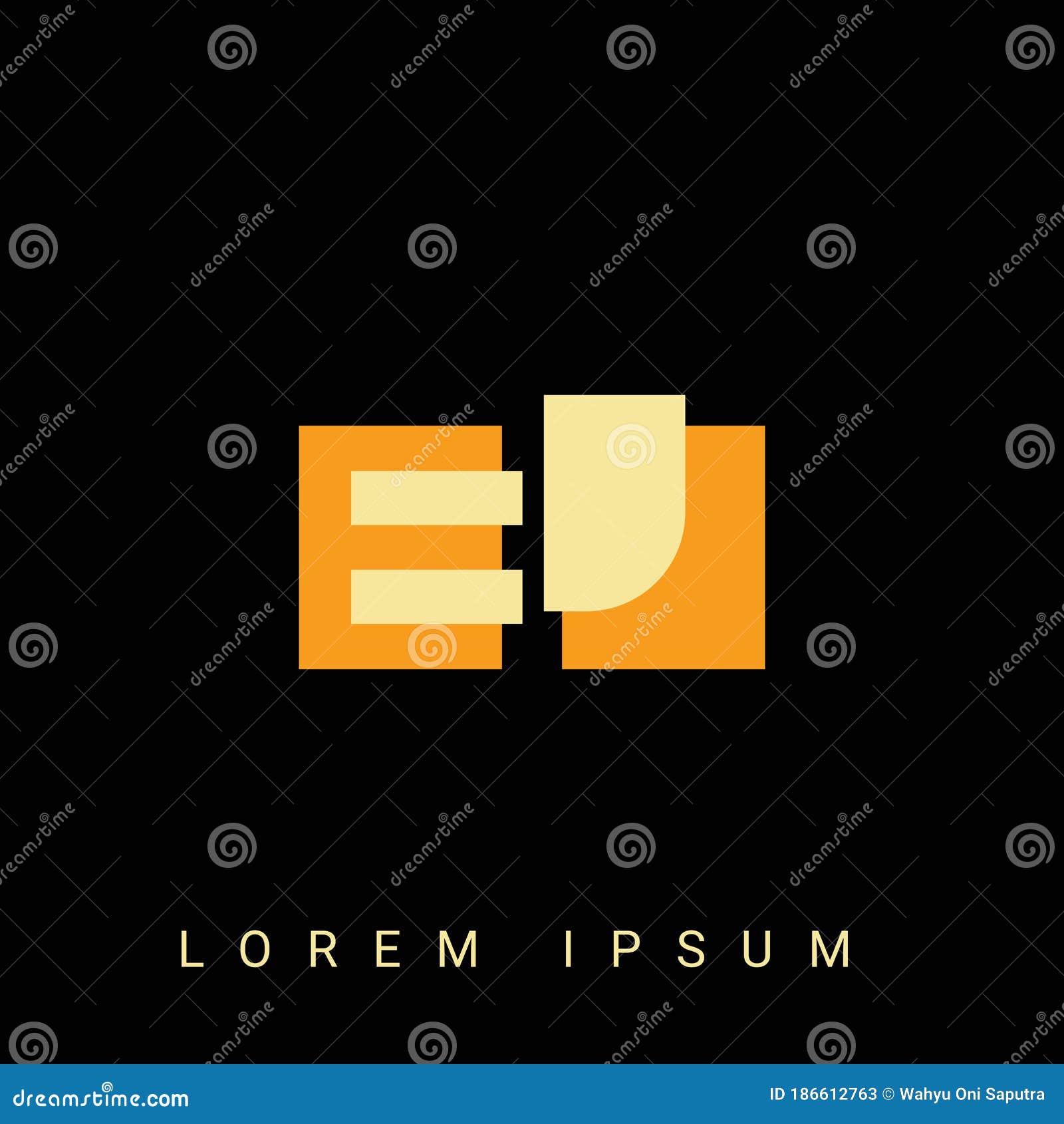 Modern Creative Shaped EJ, JE E, J Logo. Initial Logo Designs Templete ...