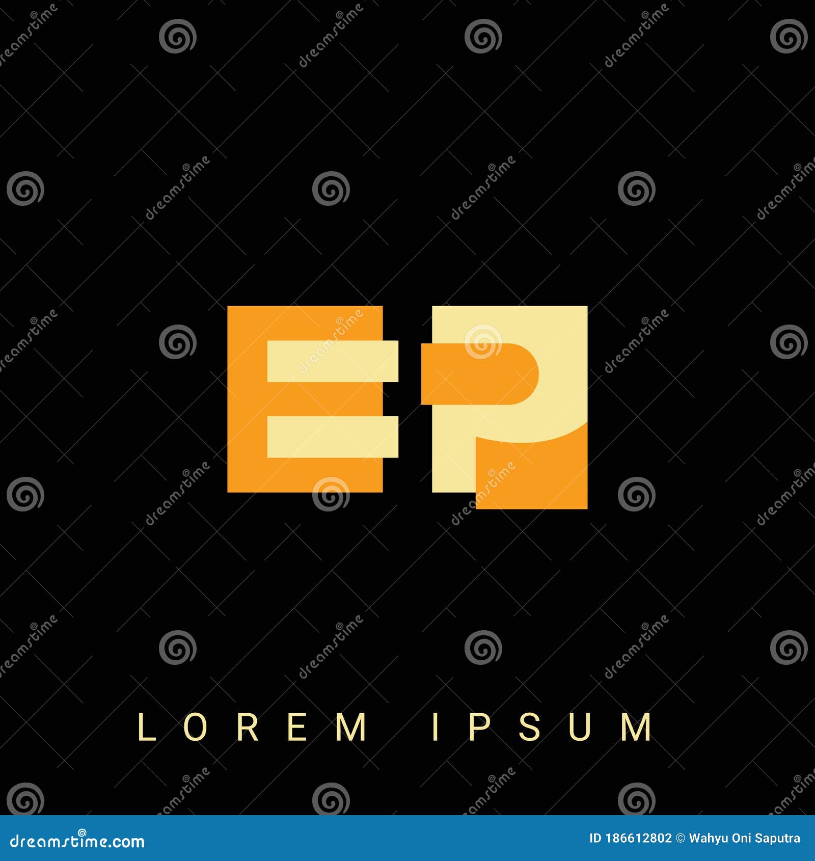 Modern Creative Shaped EP, PE E, P Logo. Initial Logo Designs Templete ...