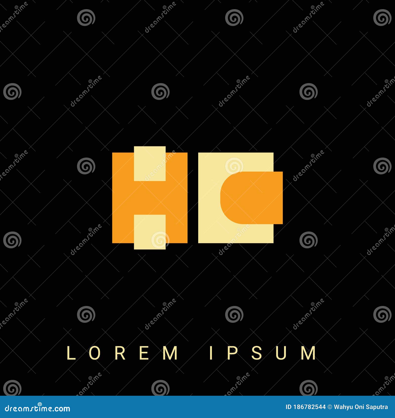 Modern Creative Shaped HC, CH, H, C Logo. Initial Logo Designs Templete ...