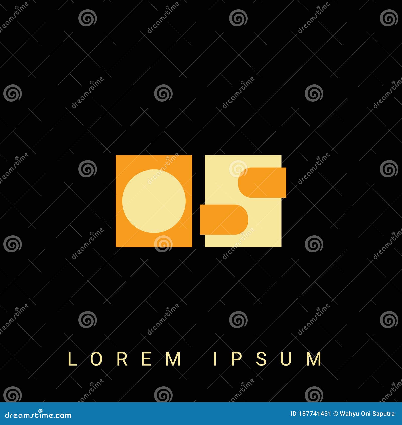 Modern Creative Shaped OS, so, O S Logo. Initial Logo Designs Templete ...