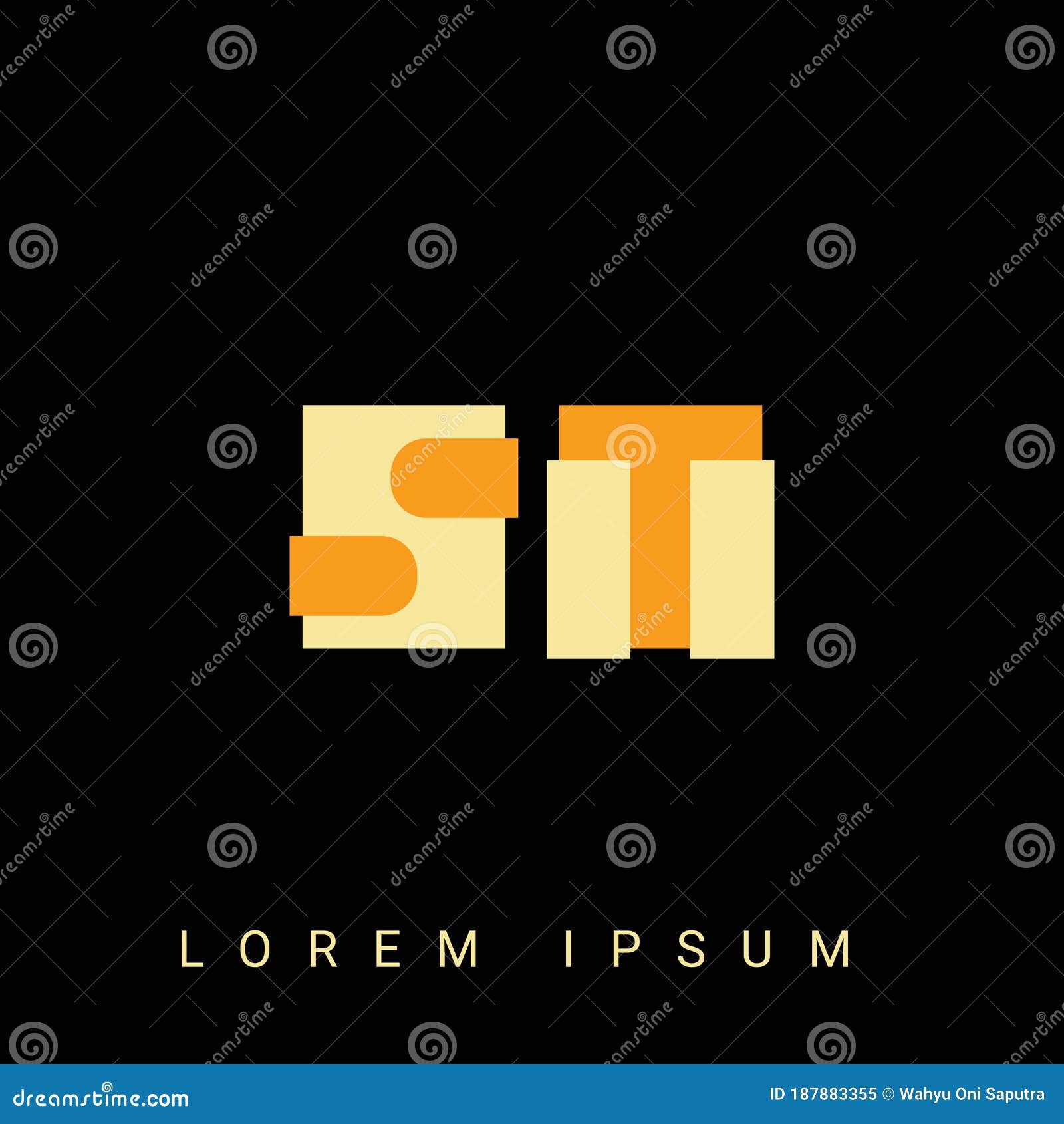 Modern Creative Shaped ST, TS, S T Logo. Initial Logo Designs Templete ...