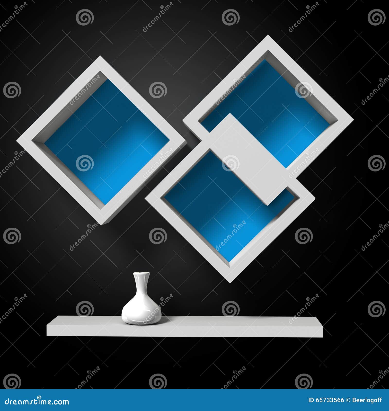 Modern Creative Shelves Template for Your Design Stock Illustration ...