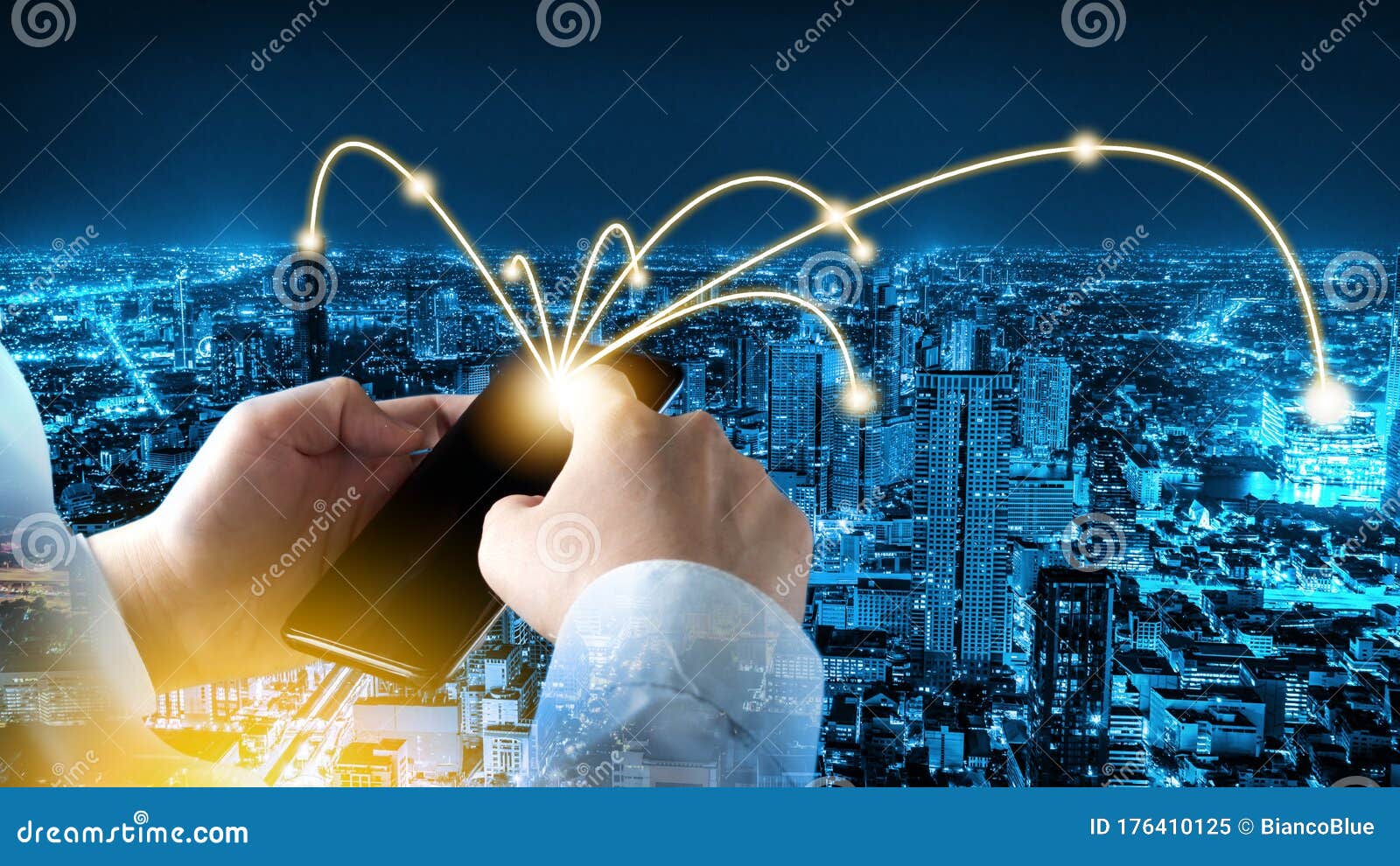 Modern Creative Telecommunication and Internet Network Connect in Smart ...