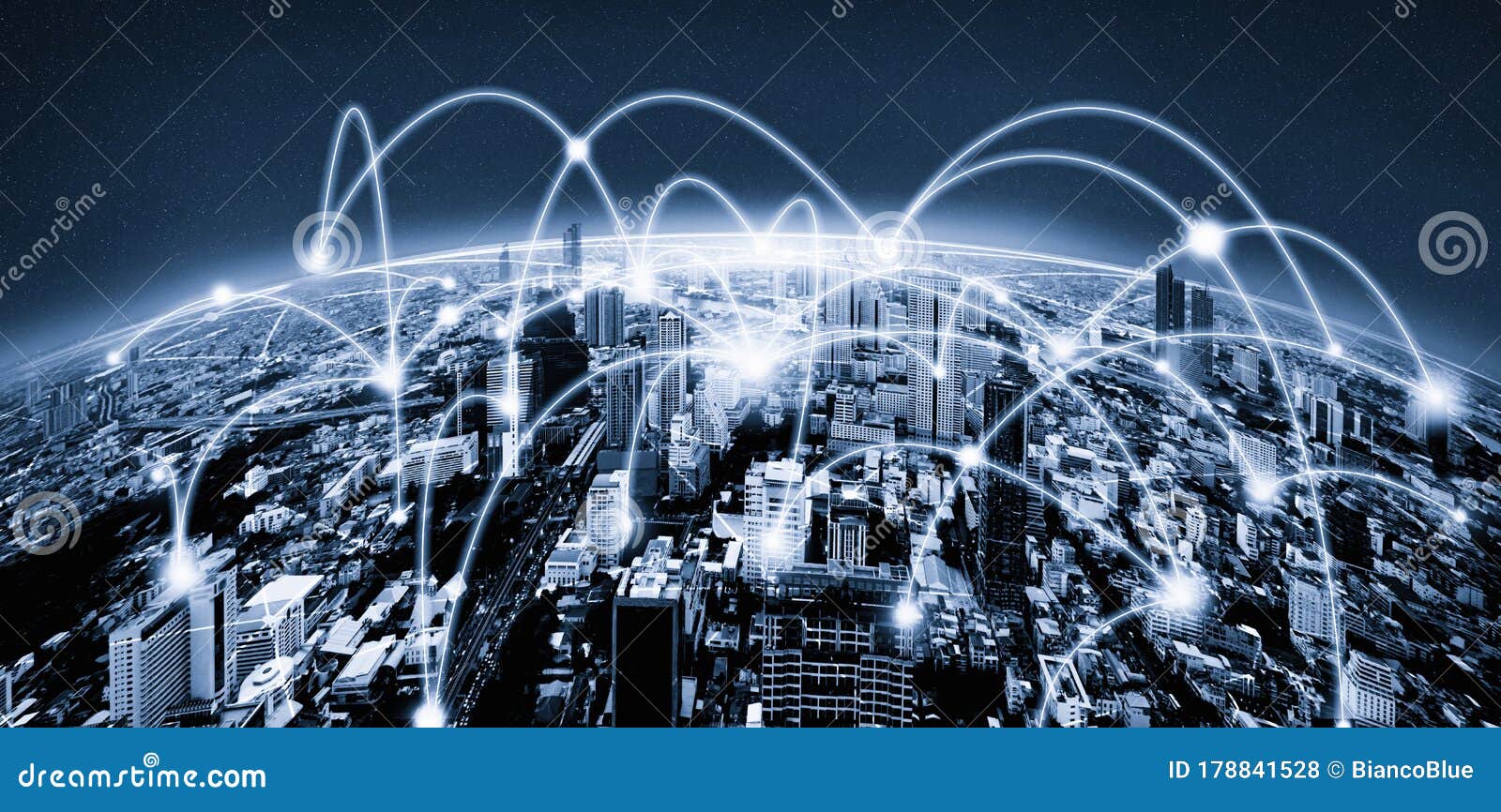 Modern Creative Telecommunication and Internet Network Connect in Smart ...