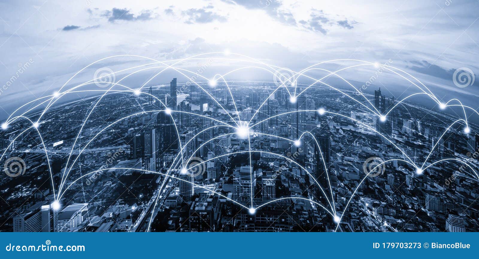 Modern Creative Telecommunication and Internet Network Connect in Smart ...