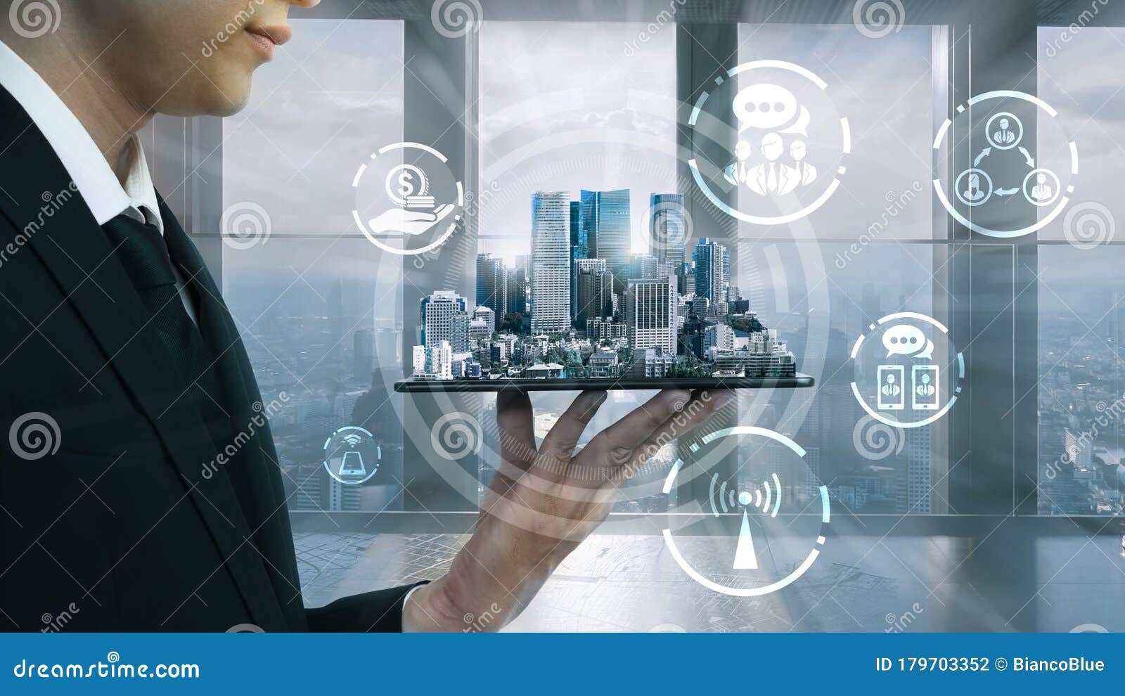 Modern Creative Telecommunication and Internet Network Connect in Smart ...