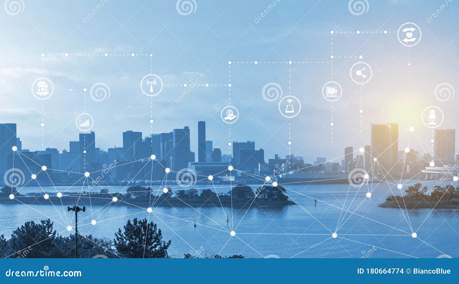 Modern Creative Telecommunication and Internet Network Connect in Smart ...