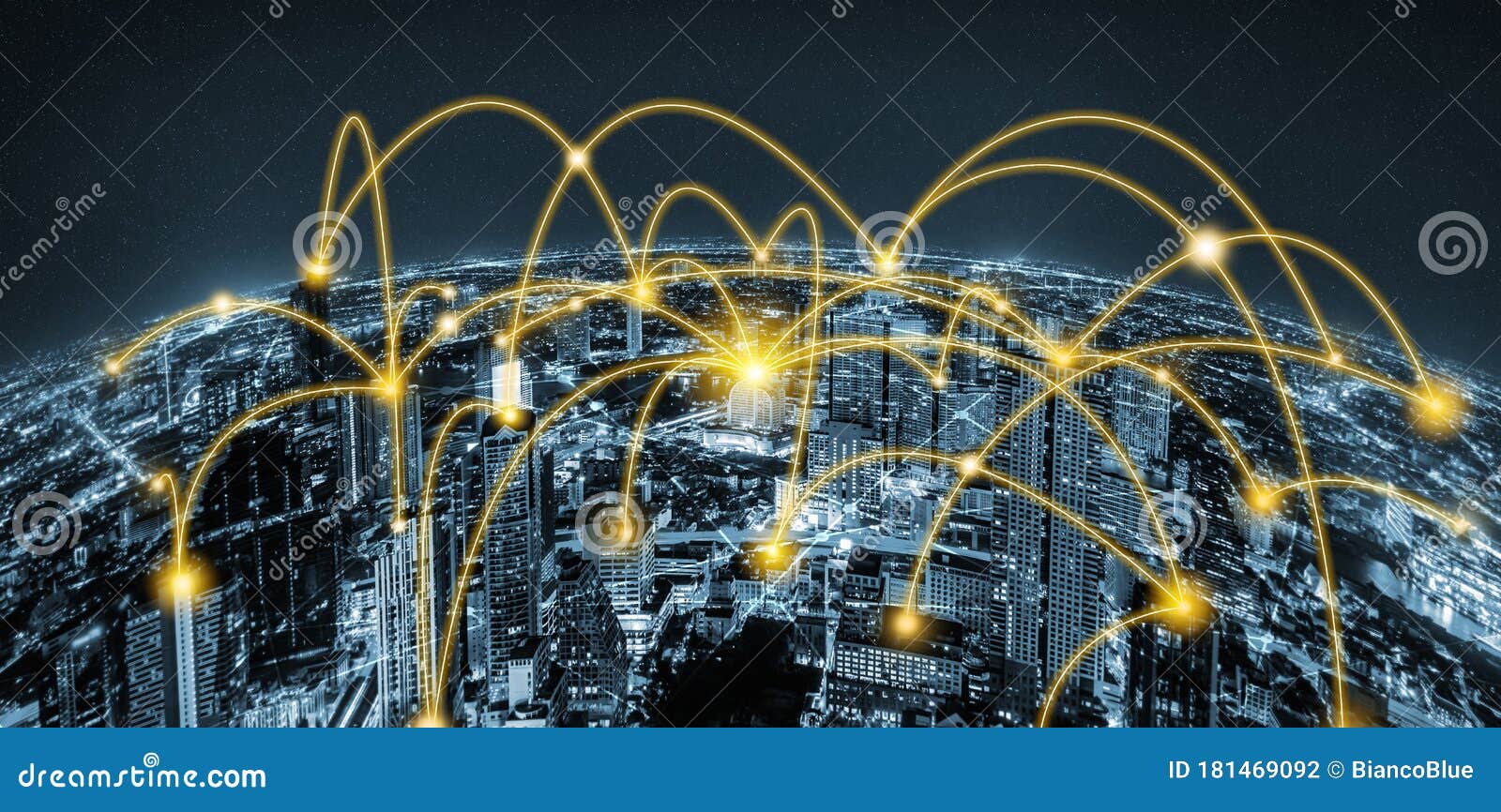 Modern Creative Telecommunication and Internet Network Connect in Smart ...