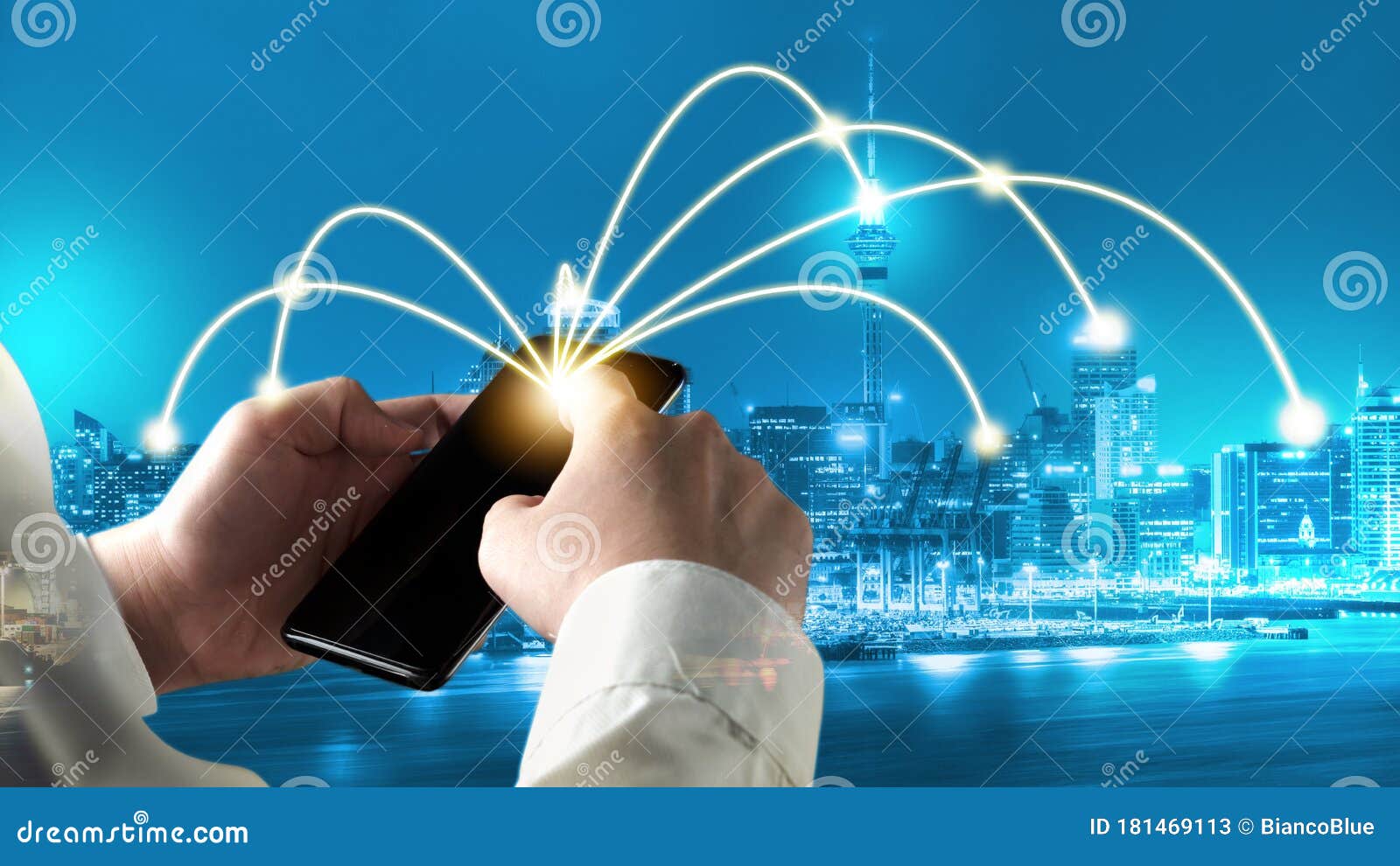Modern Creative Telecommunication and Internet Network Connect in Smart ...