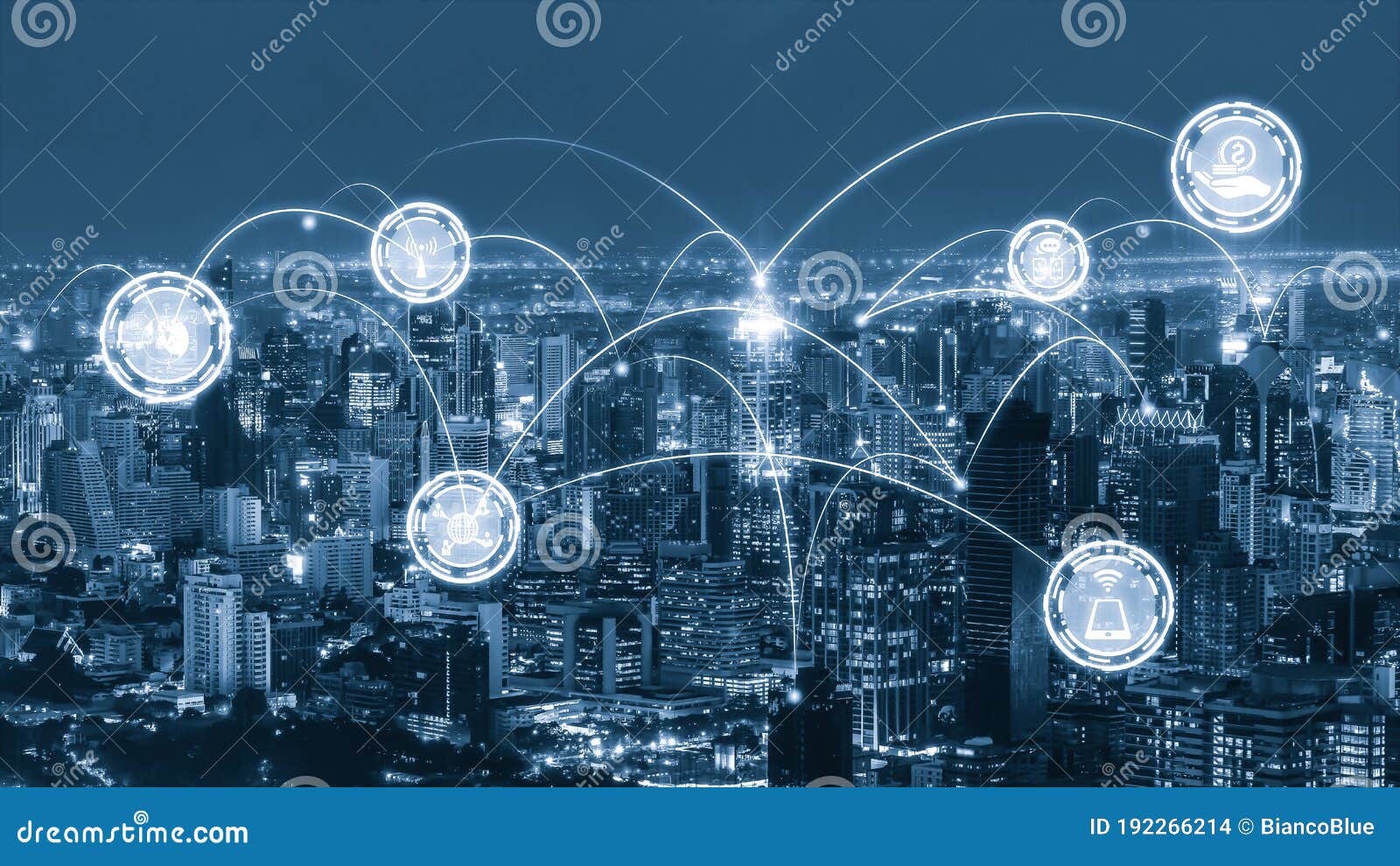 Modern Creative Telecommunication and Internet Network Connect in Smart ...