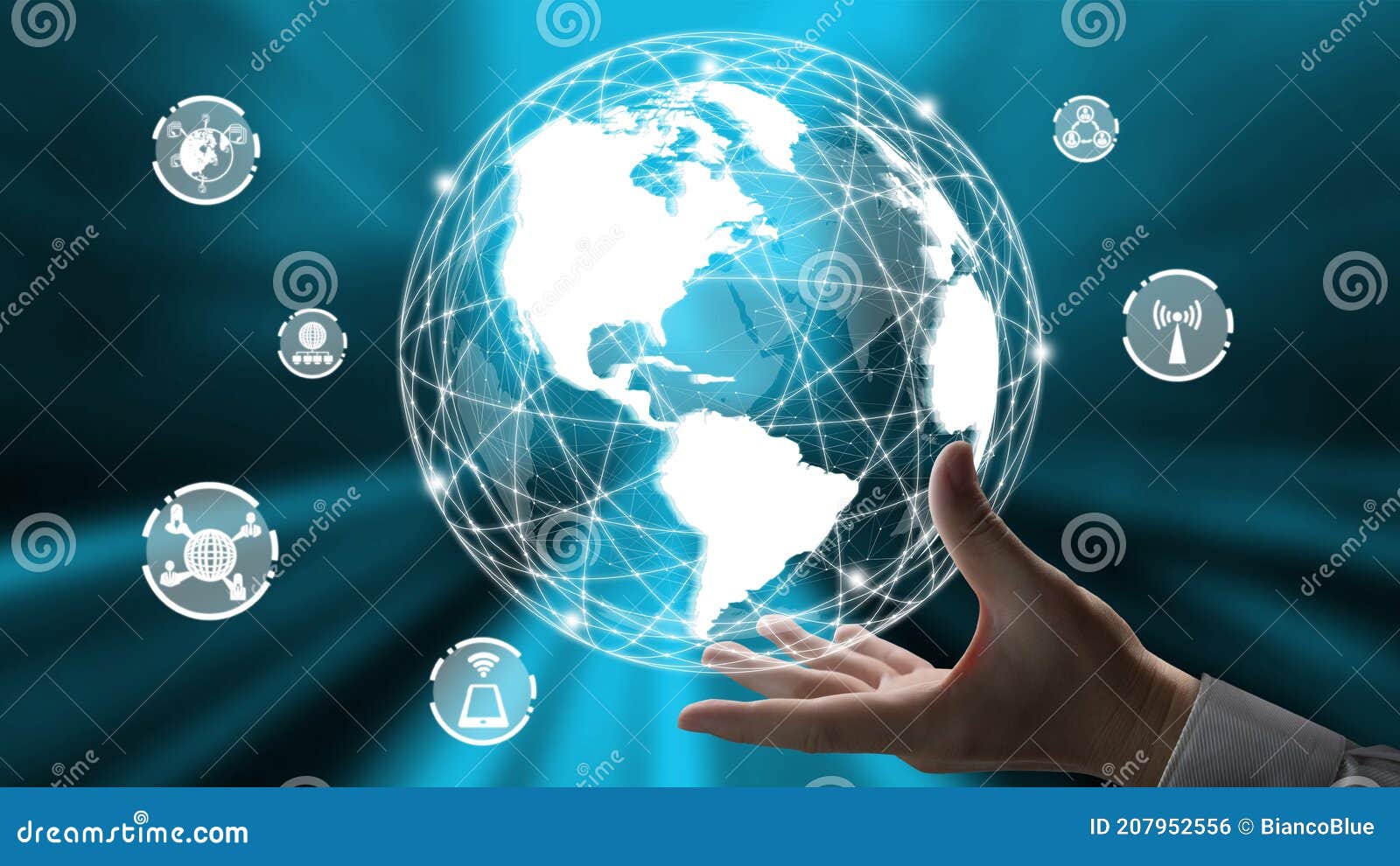 The Modern Creative Telecommunication and Internet Network Connect in ...