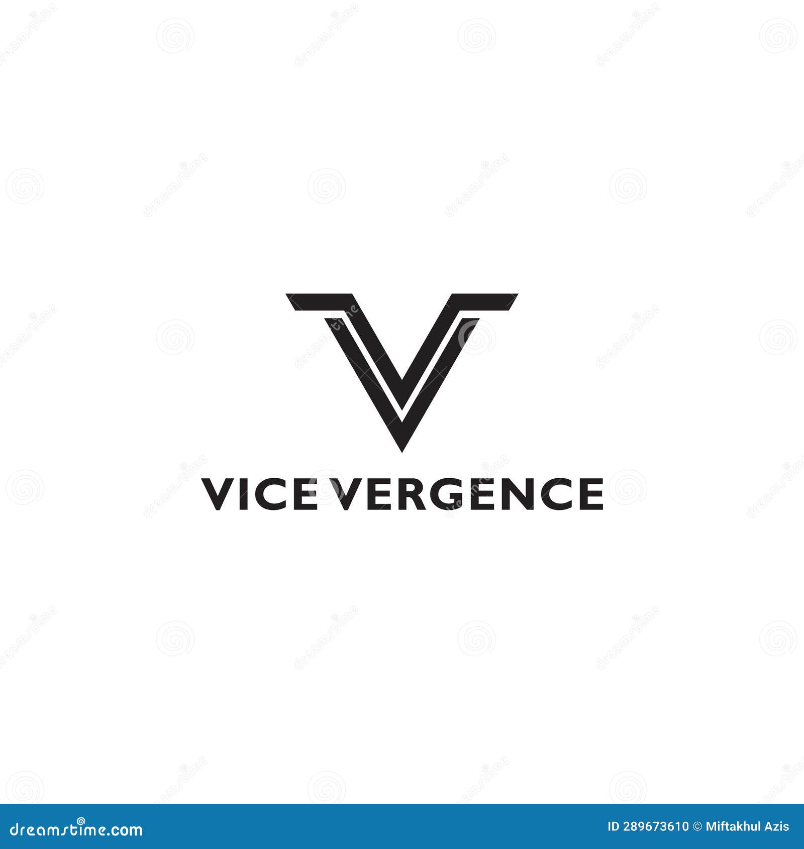 Modern Creative V Logo Design and Template. V or VV Icon Initials Based ...