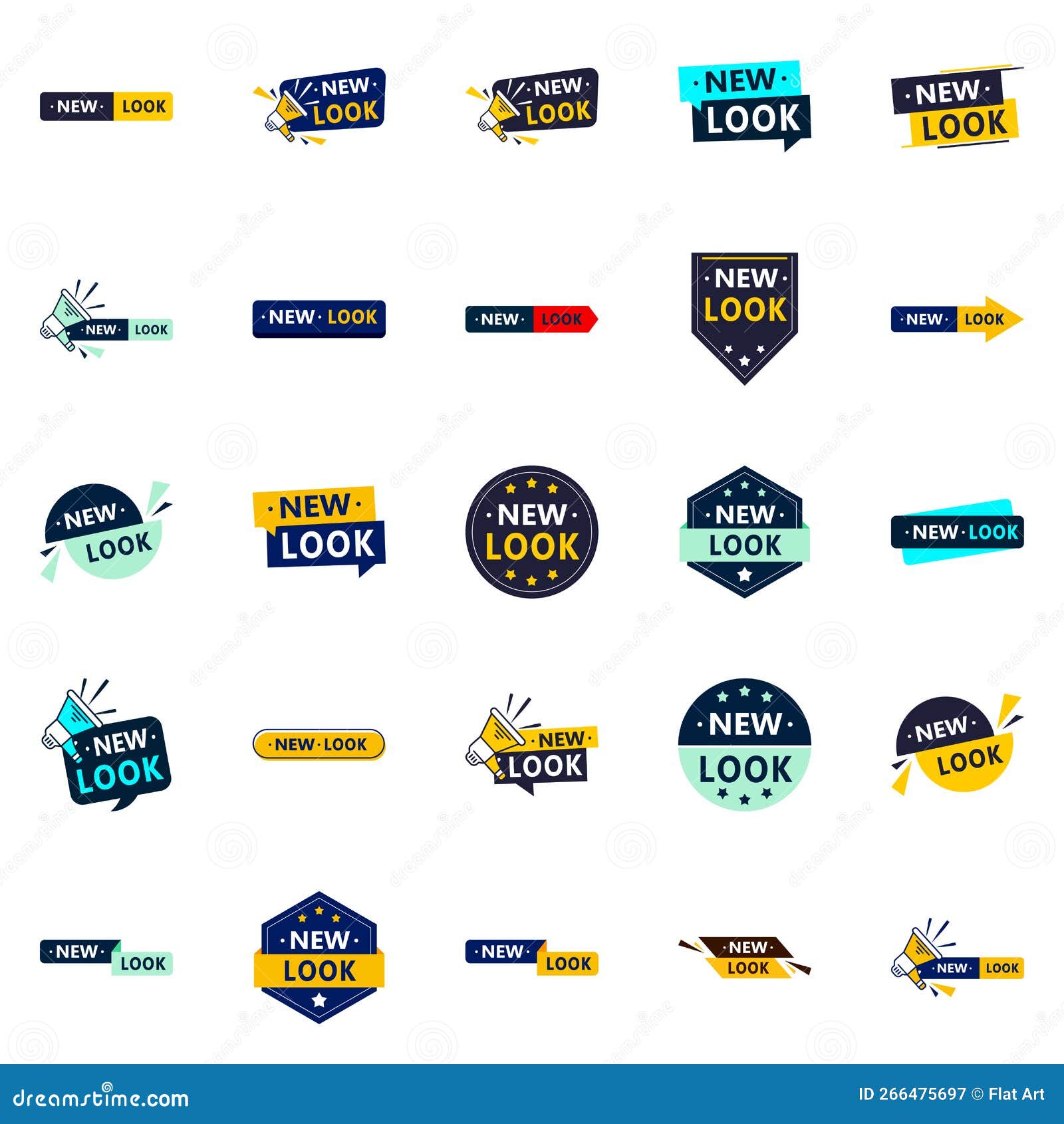 25 Modern and Creative Vector Designs for Your New Look Stock Vector ...