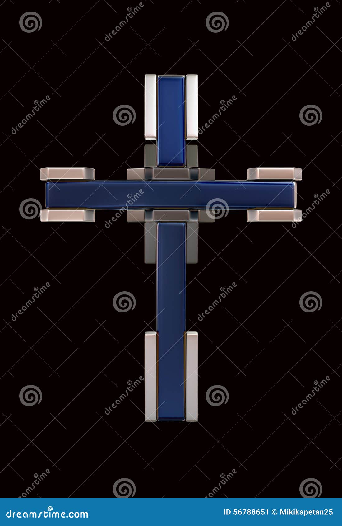 Modern Cross icon stock illustration. Illustration of cross - 56788651