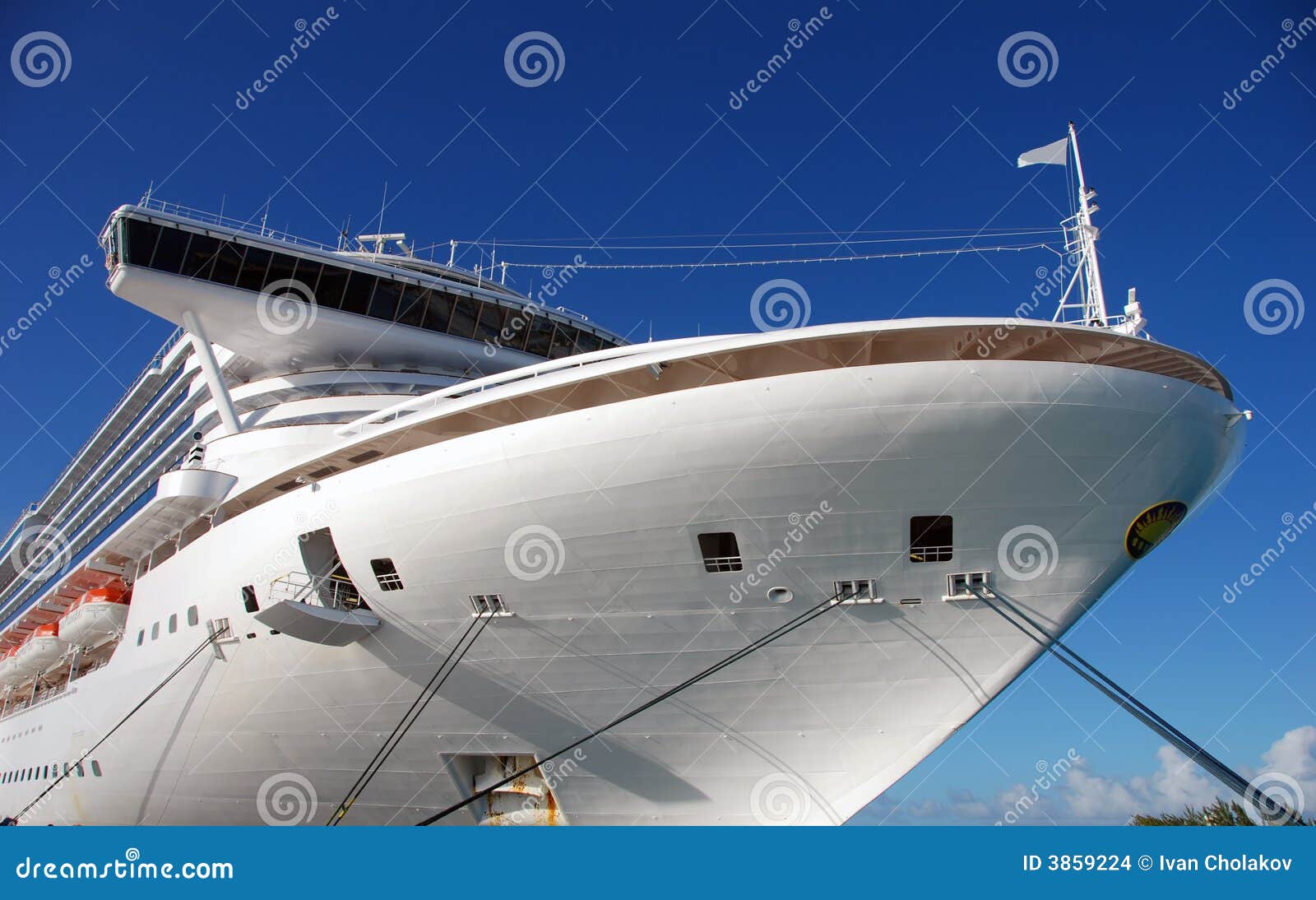 Modern cruise ship stock photo. Image of caribbean, docked - 3859224