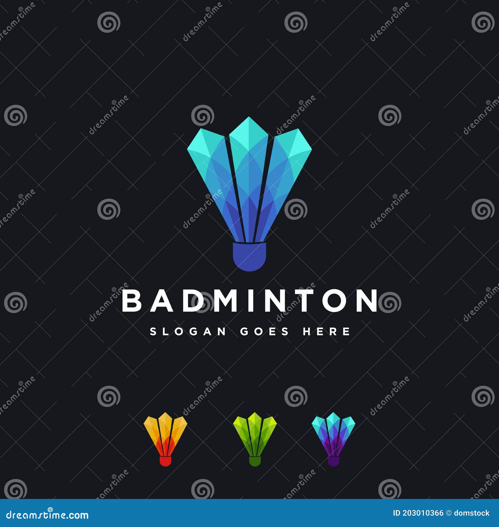 Shuttlecock, Badminton, Tennis Icon On A Brown Background With Elegant ...