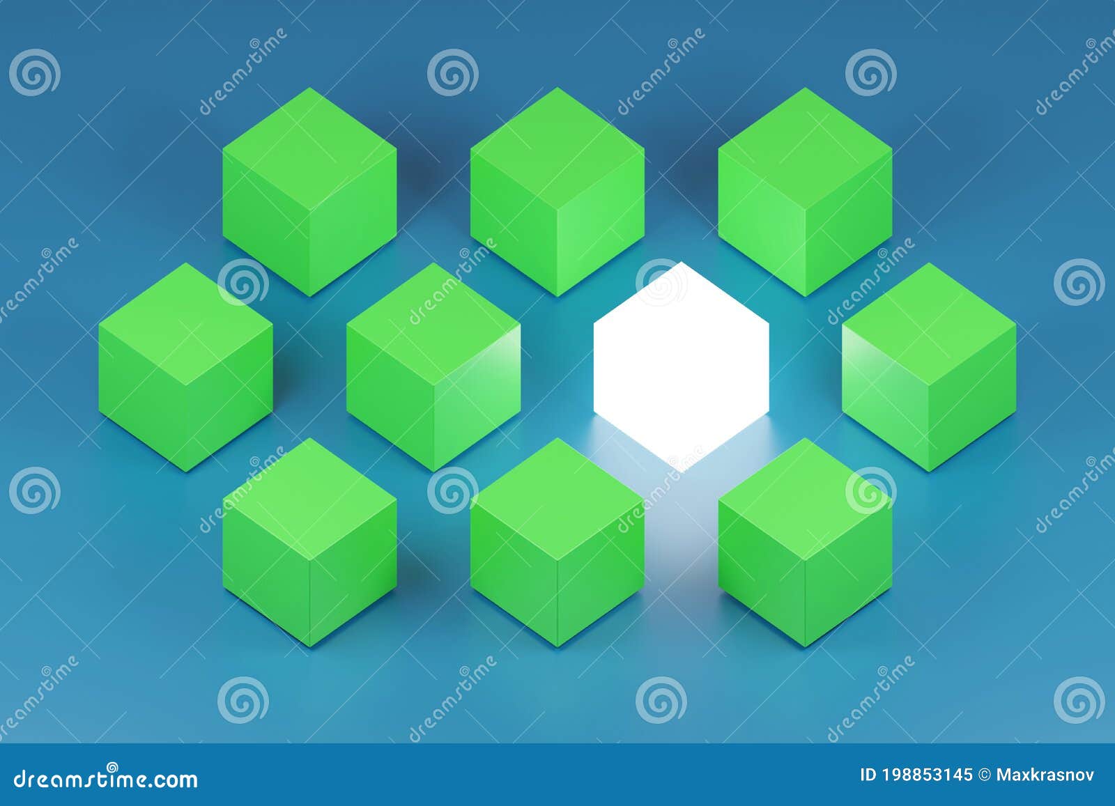Modern Cube Wallpaper. Minimal Technology Background Stock Illustration ...