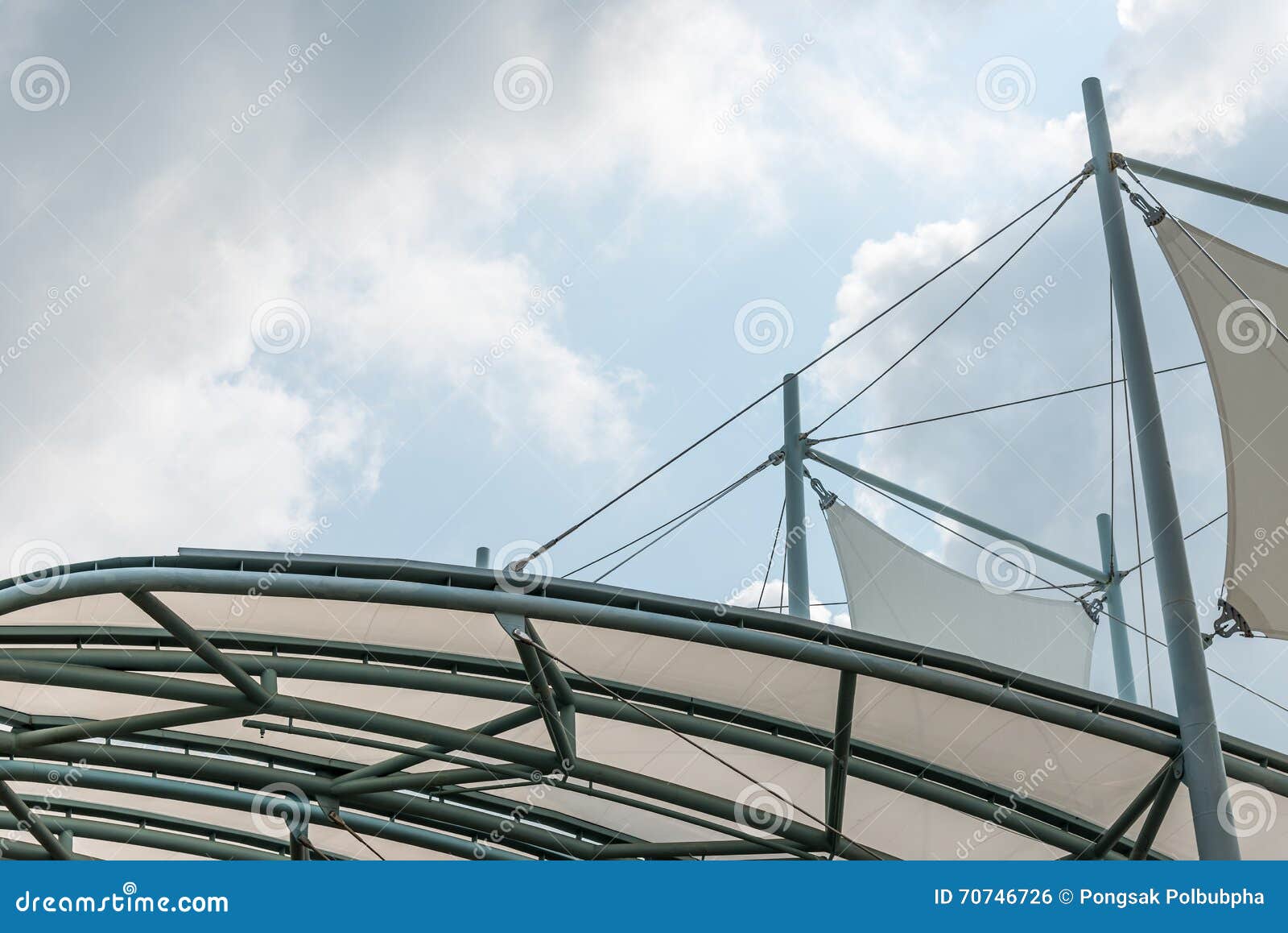 Modern curve canopy stock photo. Image of architecture - 70746726