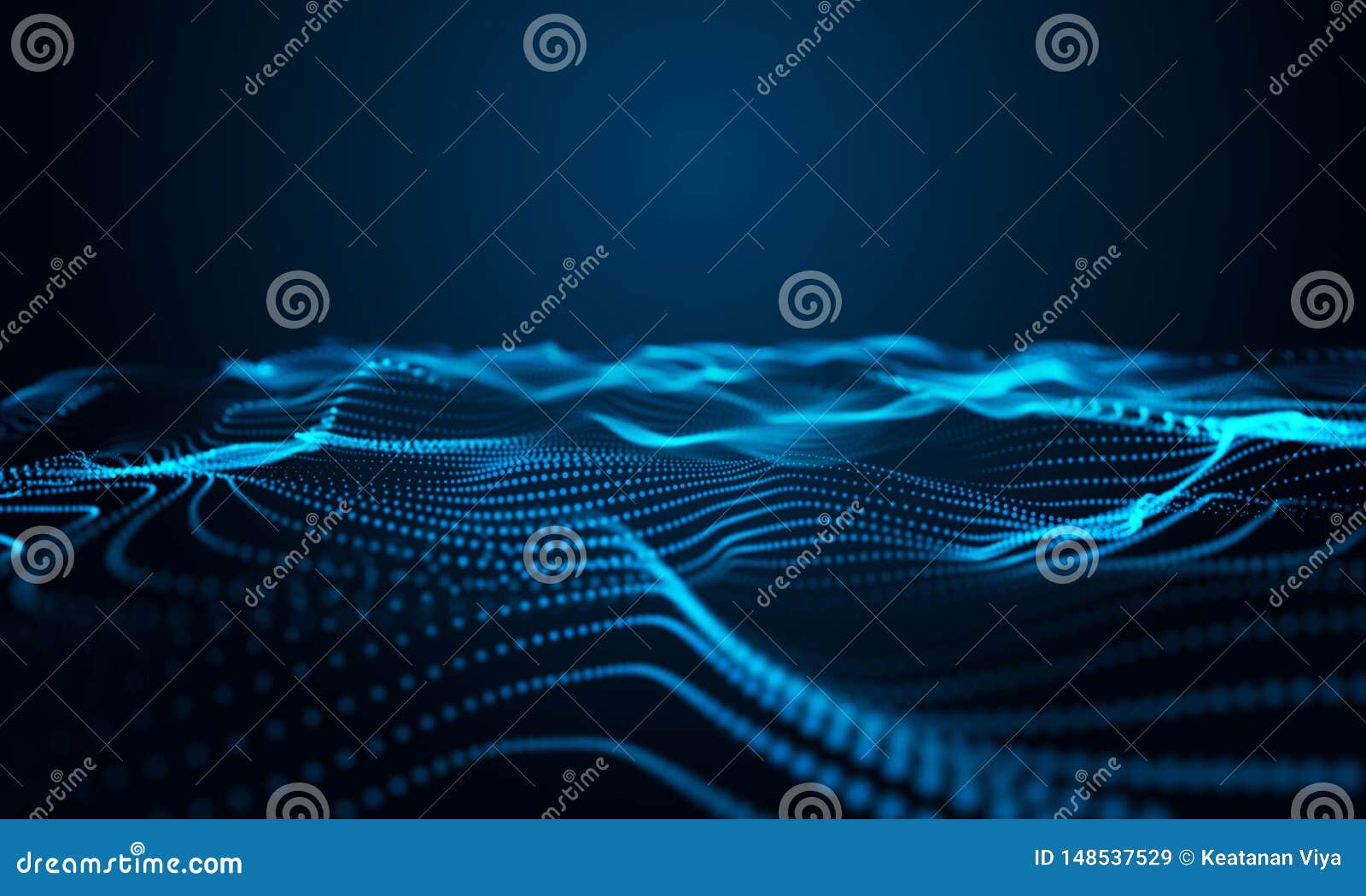 Modern Curve Effect 3d Blue Background Stock Illustration ...