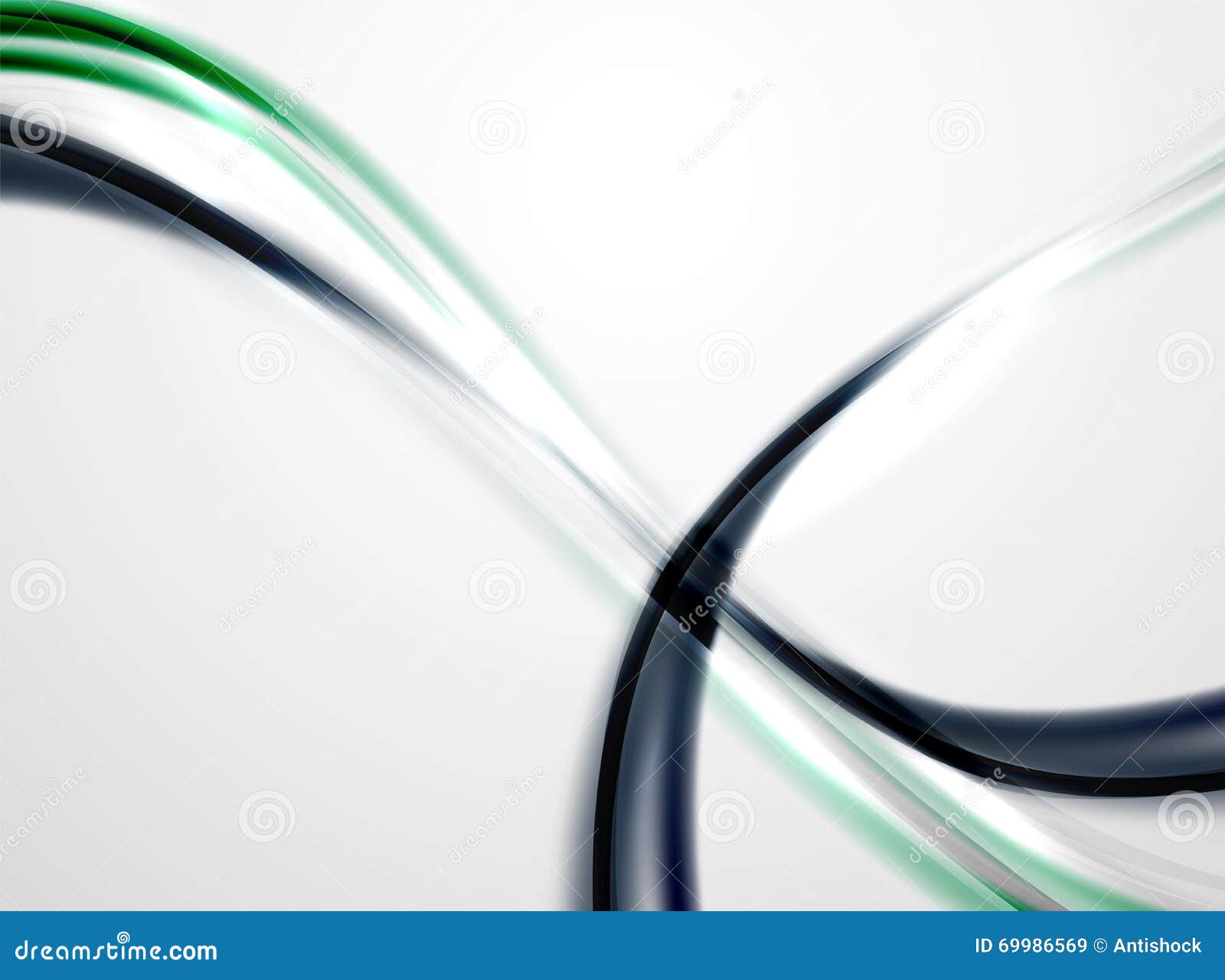 Modern Curve Stripes Template Stock Illustration - Illustration of ...