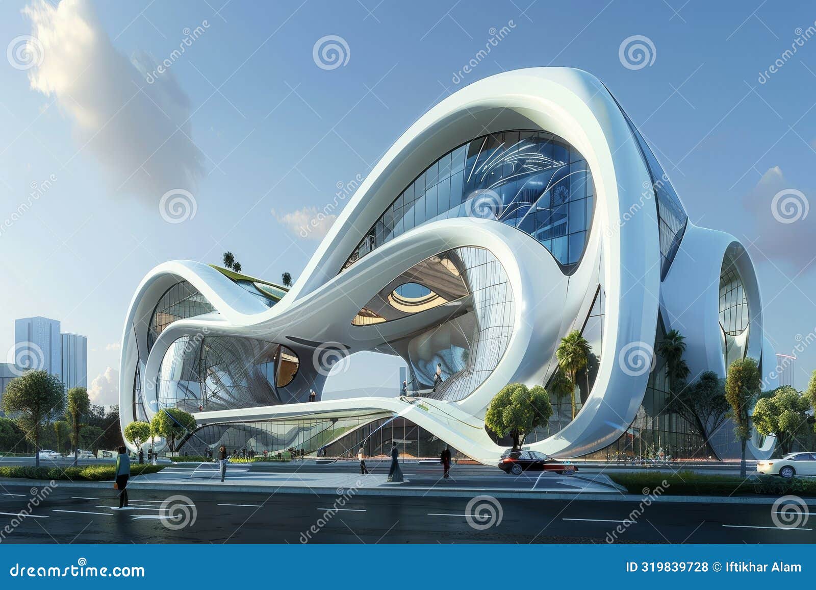 A Modern, Curved Building Showcasing Innovative Architecture and ...