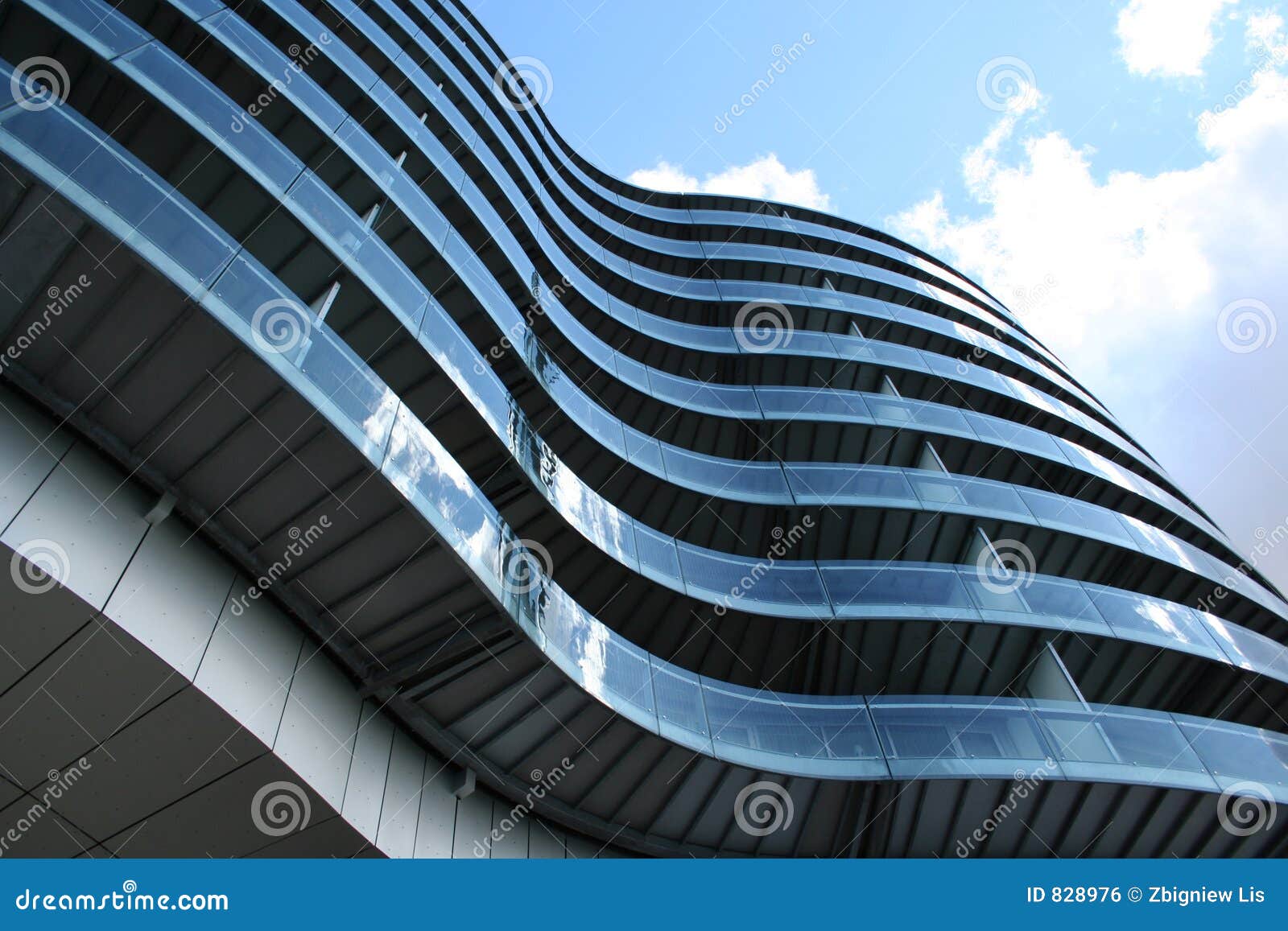 Modern curves stock photo. Image of building, balcony, modern - 828976